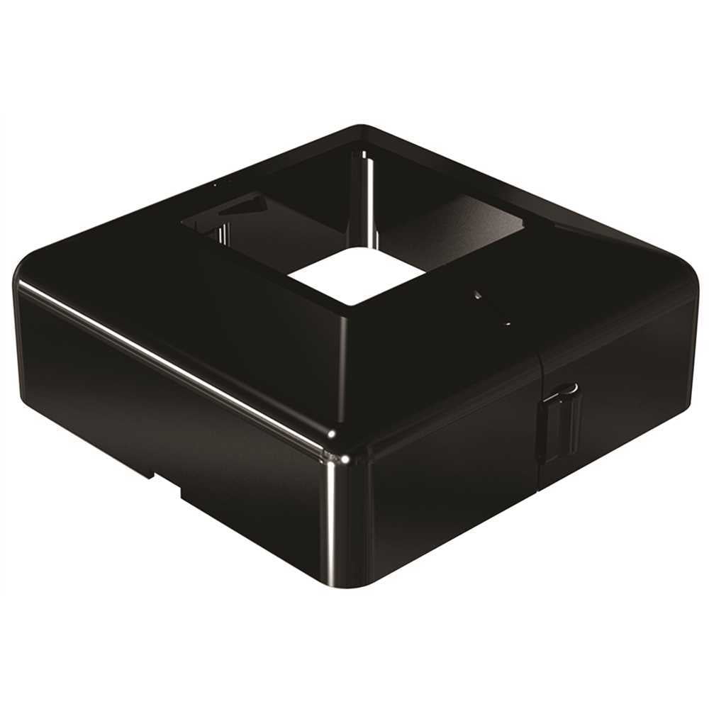 Peak Aluminum Railing 50981 Aluminum Railing 4 in. x 4 in. Black ...