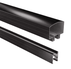 Peak Aluminum Railing 6' Rail kit for 36'' High Systems Matte Black ...