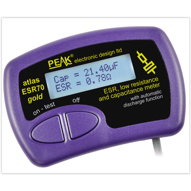 Peak Atlas ESR70 Gold ESR Meter with “Audible Alerts” - Walmart.com