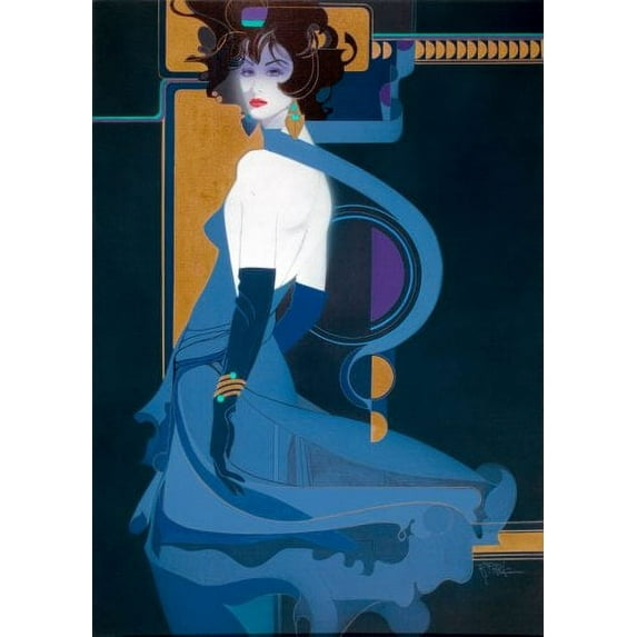 Peak Blue Indigo Poster 24x36 Art Poster 24x36 Unframed, Age: Adults ...