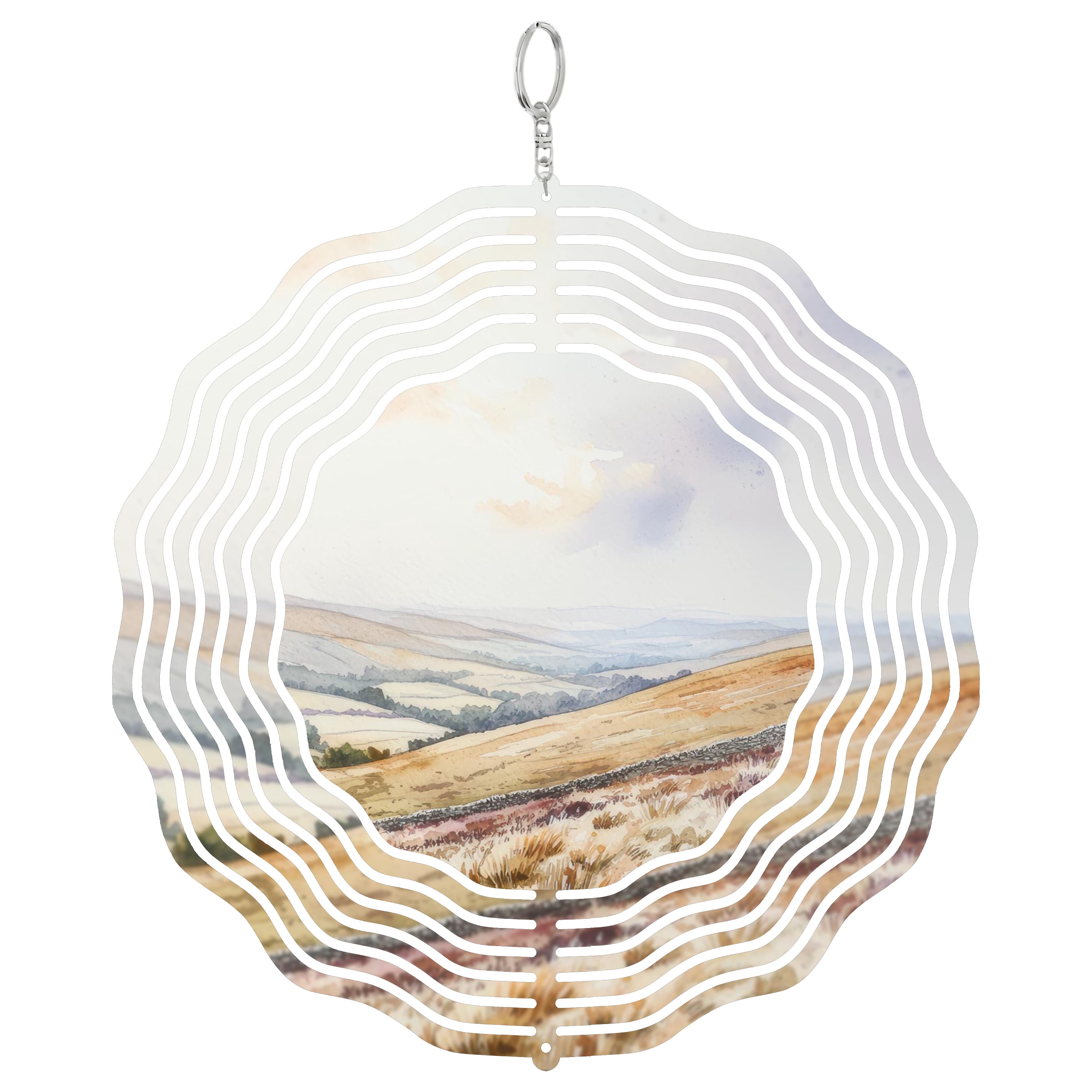 Peak District National Park 3D Wind Spinner Stainless Steel Kinetic Art ...