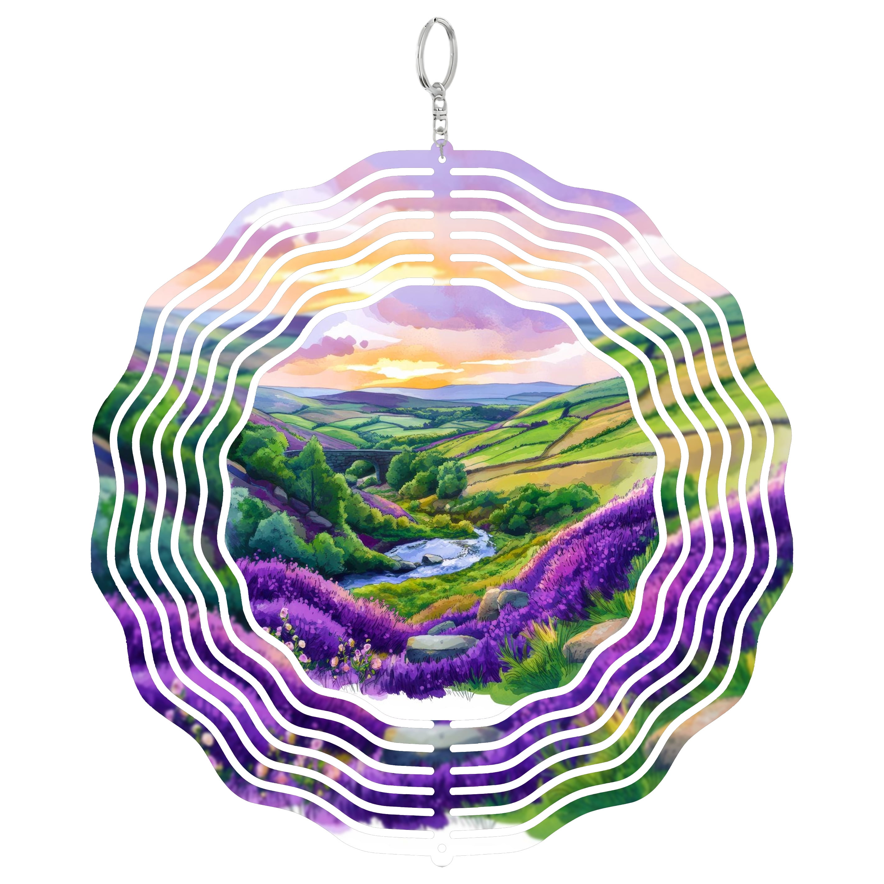 Peak District Valley 3D Wind Spinner UK Scenic Garden Gift - Walmart.com