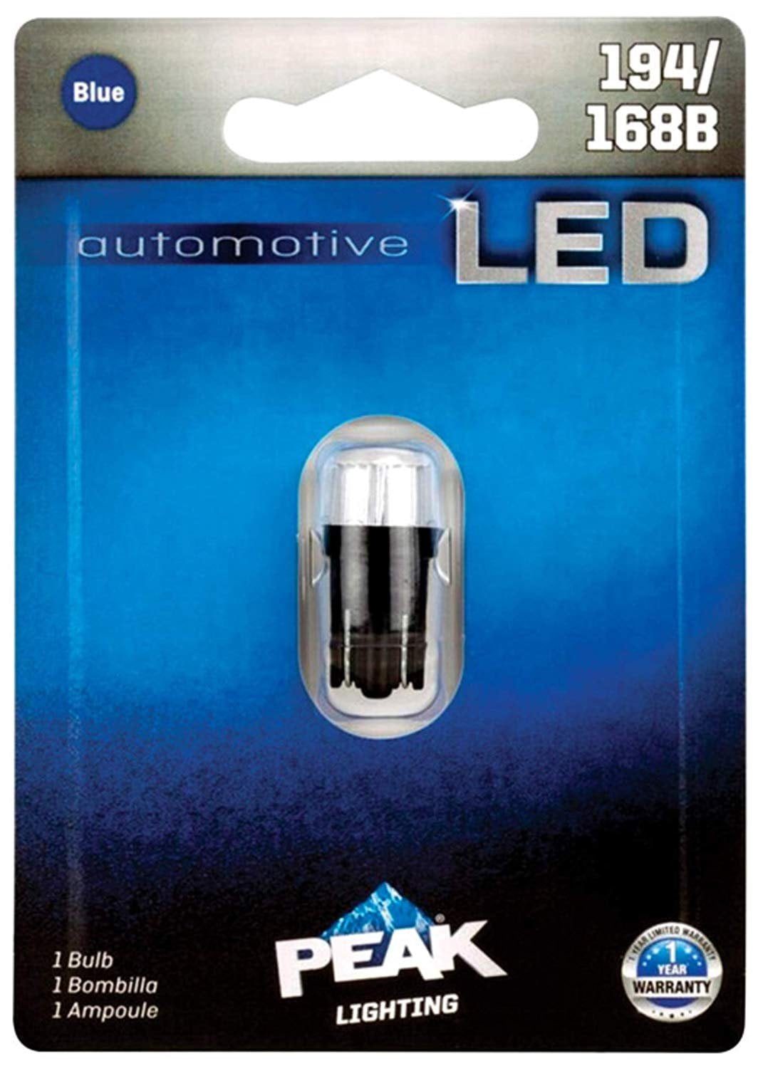 Peak LED Automotive Bulb 1 pk 194/168B - Walmart.com