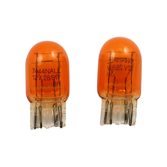 Peak Lighting 7444NALL-BPP Miniature Light Bulbs - Amber - 13.5V/13.5V ...