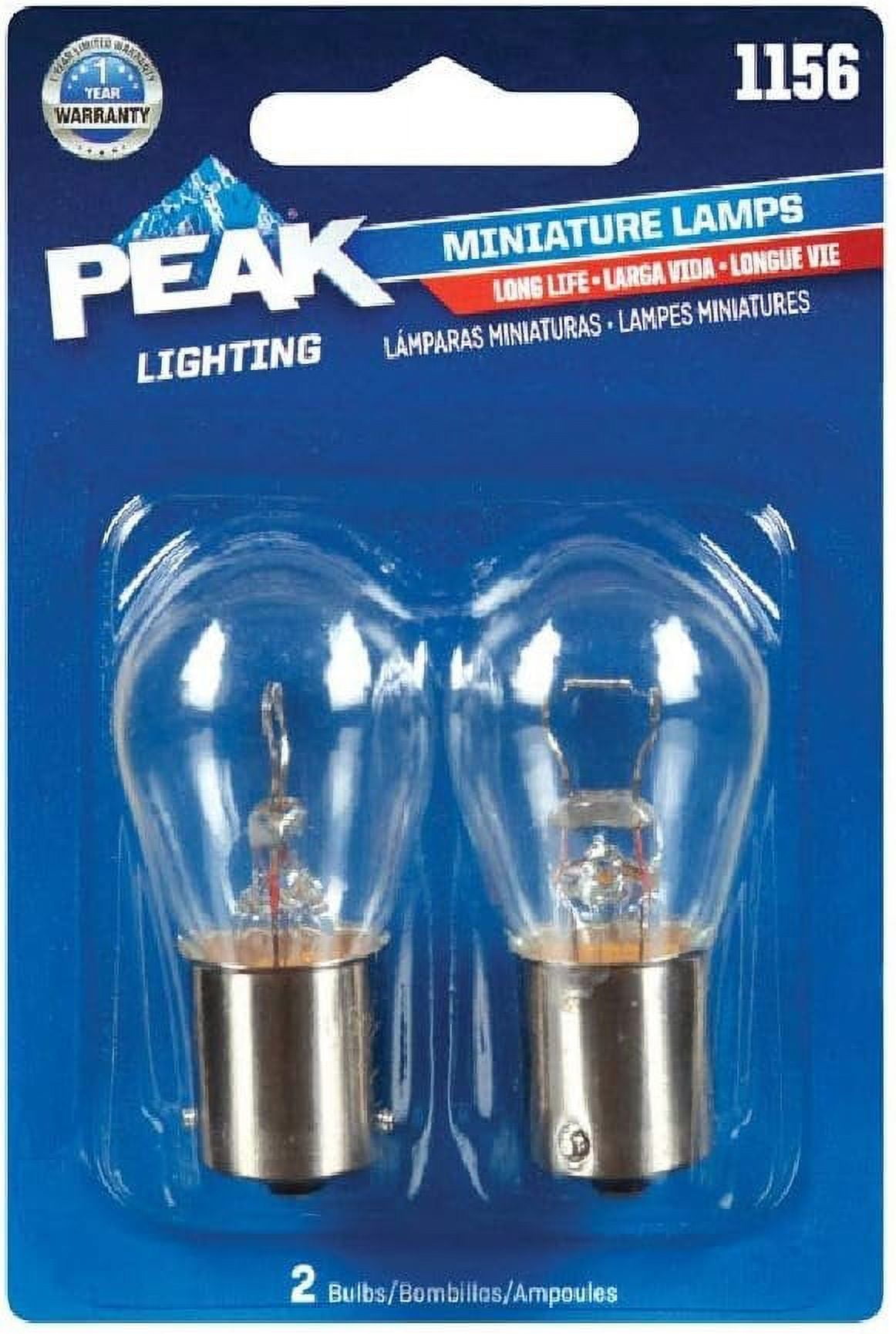 Peak Miniature Automotive Bulb 1156 2 pk - Walmart.com