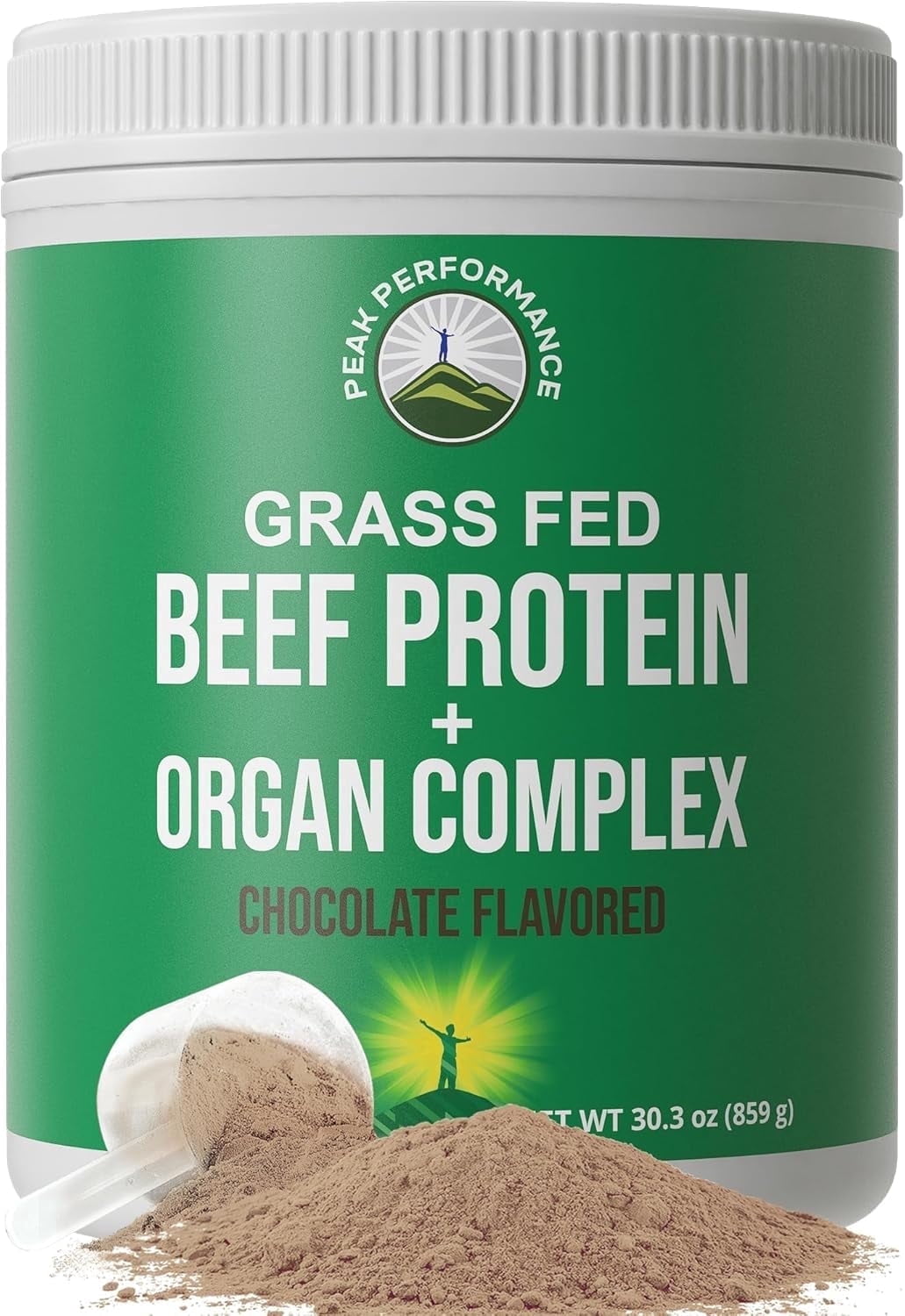 Peak Performance Beef Protein Powder Organ Complex - Chocolate ...