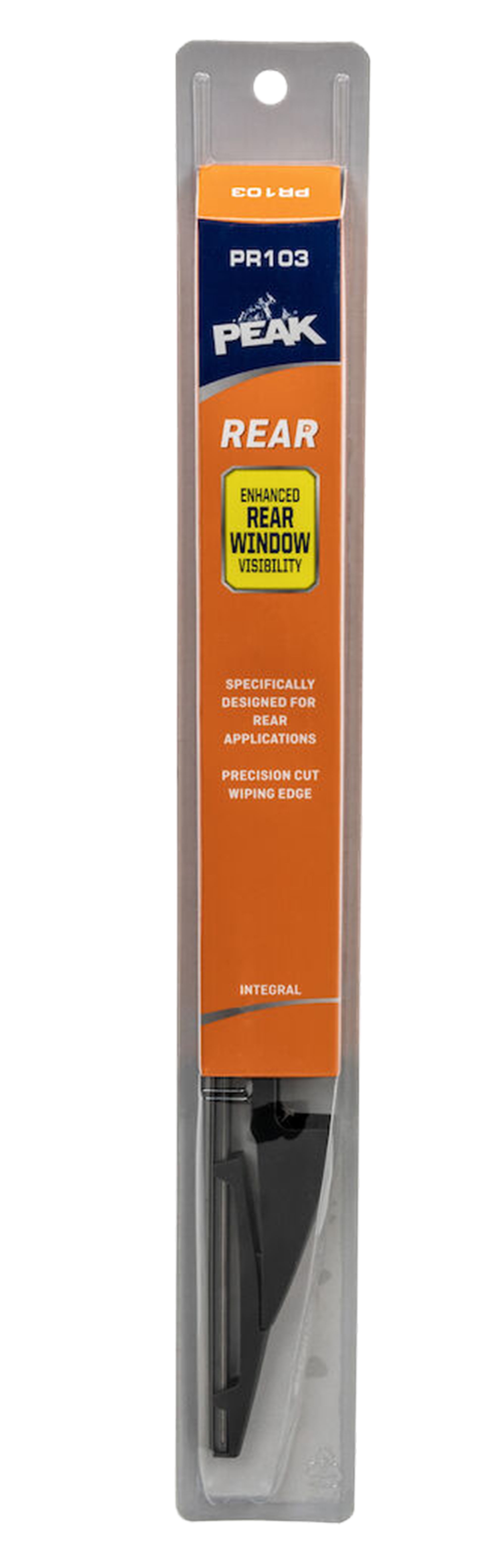 "Peak 10"" Rear Wiper Blade Integral - Ultimate Weather-Resistant Car ...