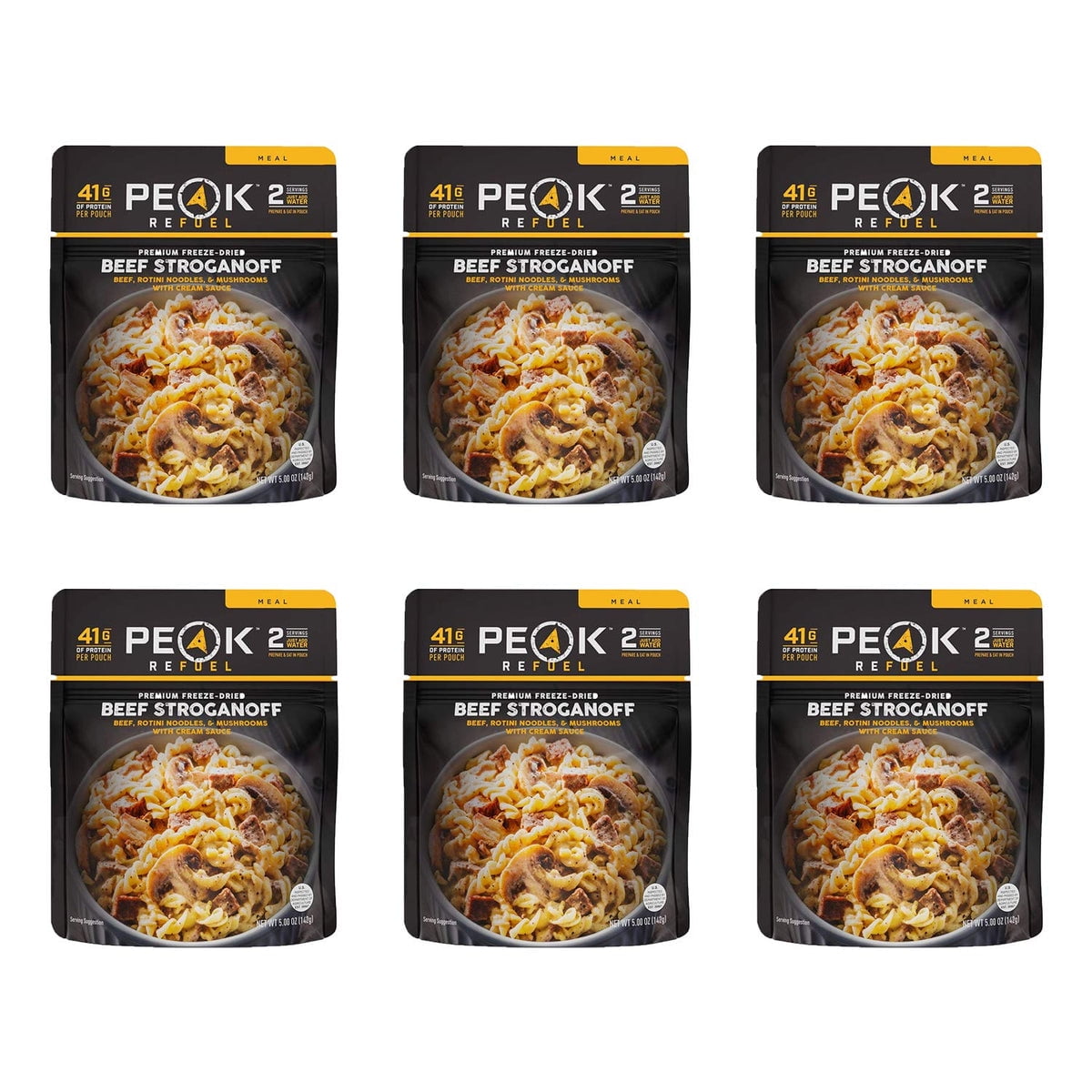 Peak Refuel Beef Stroganoff | Freeze Dried Backpacking and Camping Food ...