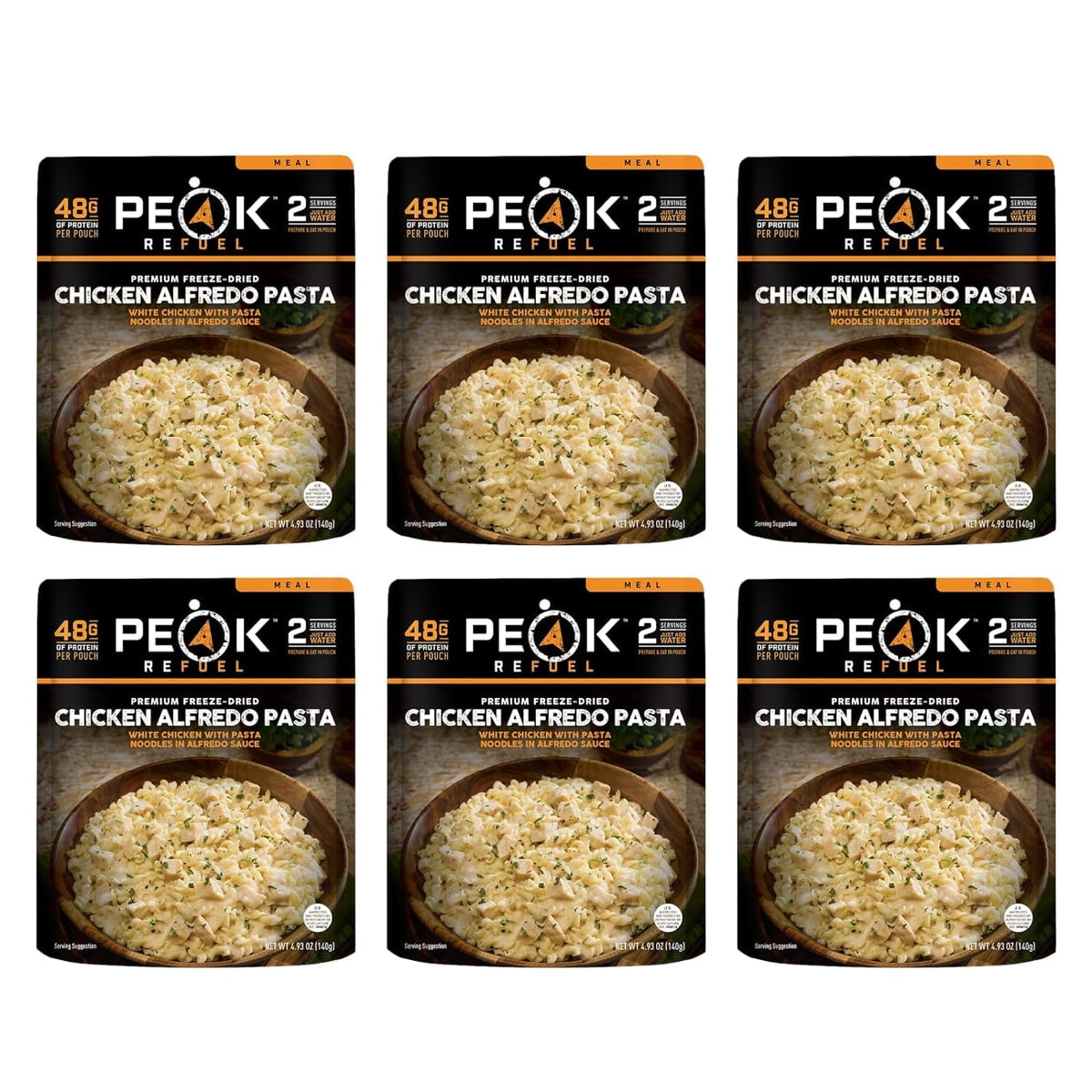 Peak Refuel Chicken Alfredo Pasta | Premium Freeze Dried Camping Food ...
