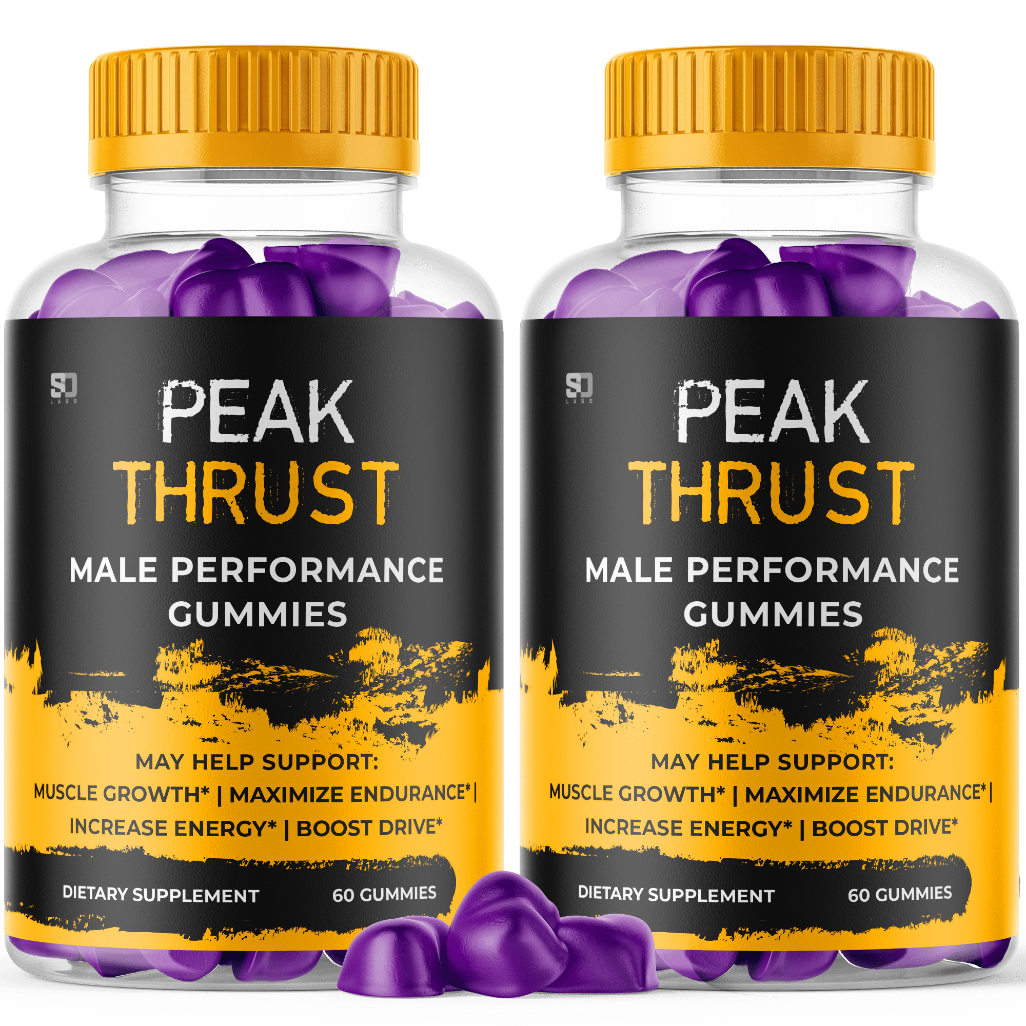 Peak Thrust Gummies for Men Advanced Max Strength Supplement 120 ...