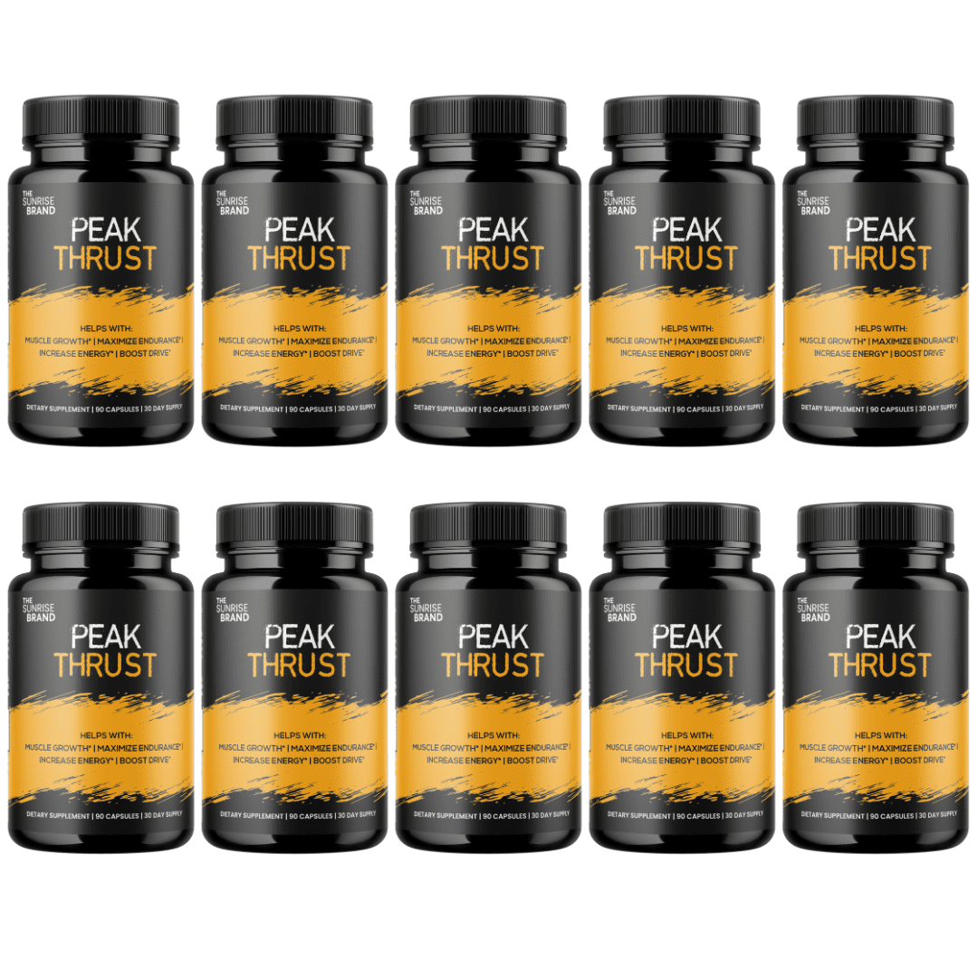 Peak Thrust for Men PeakThrust Enhancement Virility Support - 10 ...