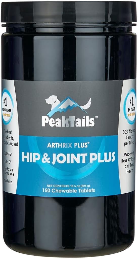 KALA HEALTH PeakTails Arthrix Plus, 150 Count Tablets, Provides Hip ...