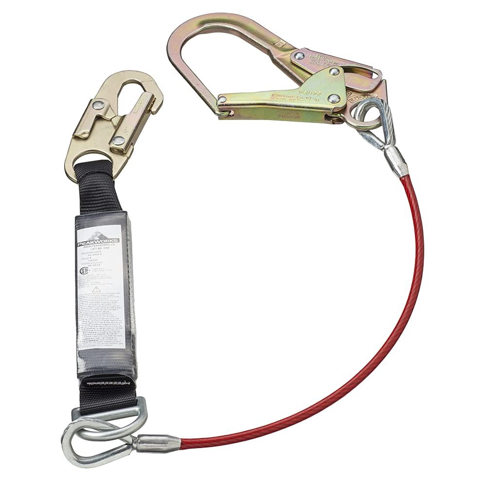PeakWorks CSA 6' 1.8 m Shock Pack - Snap & Form Hooks - Single Leg - E4 ...