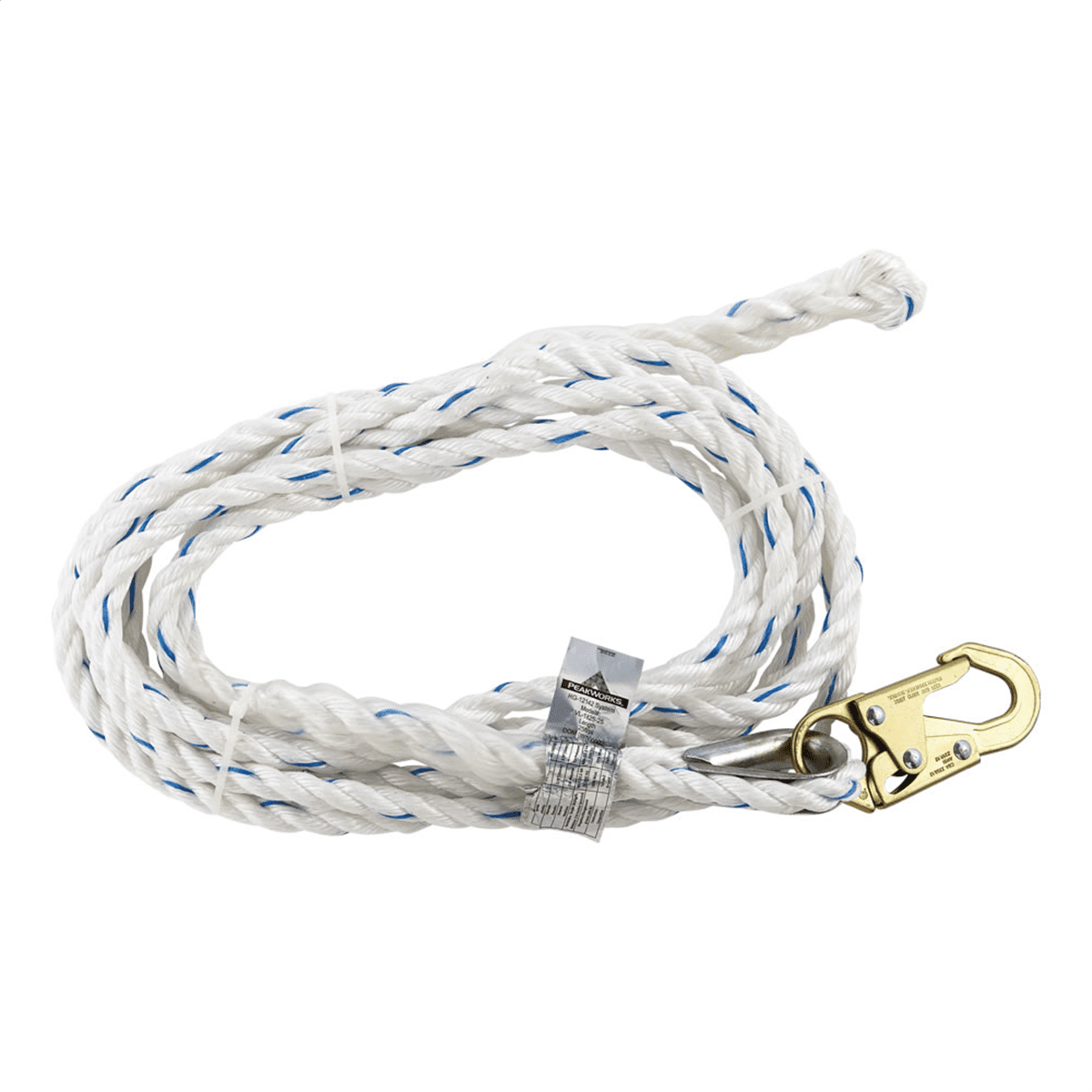 PeakWorks PeakWorks - Standard Vertical Lifeline, 5/8" Rope - 150 FT ...