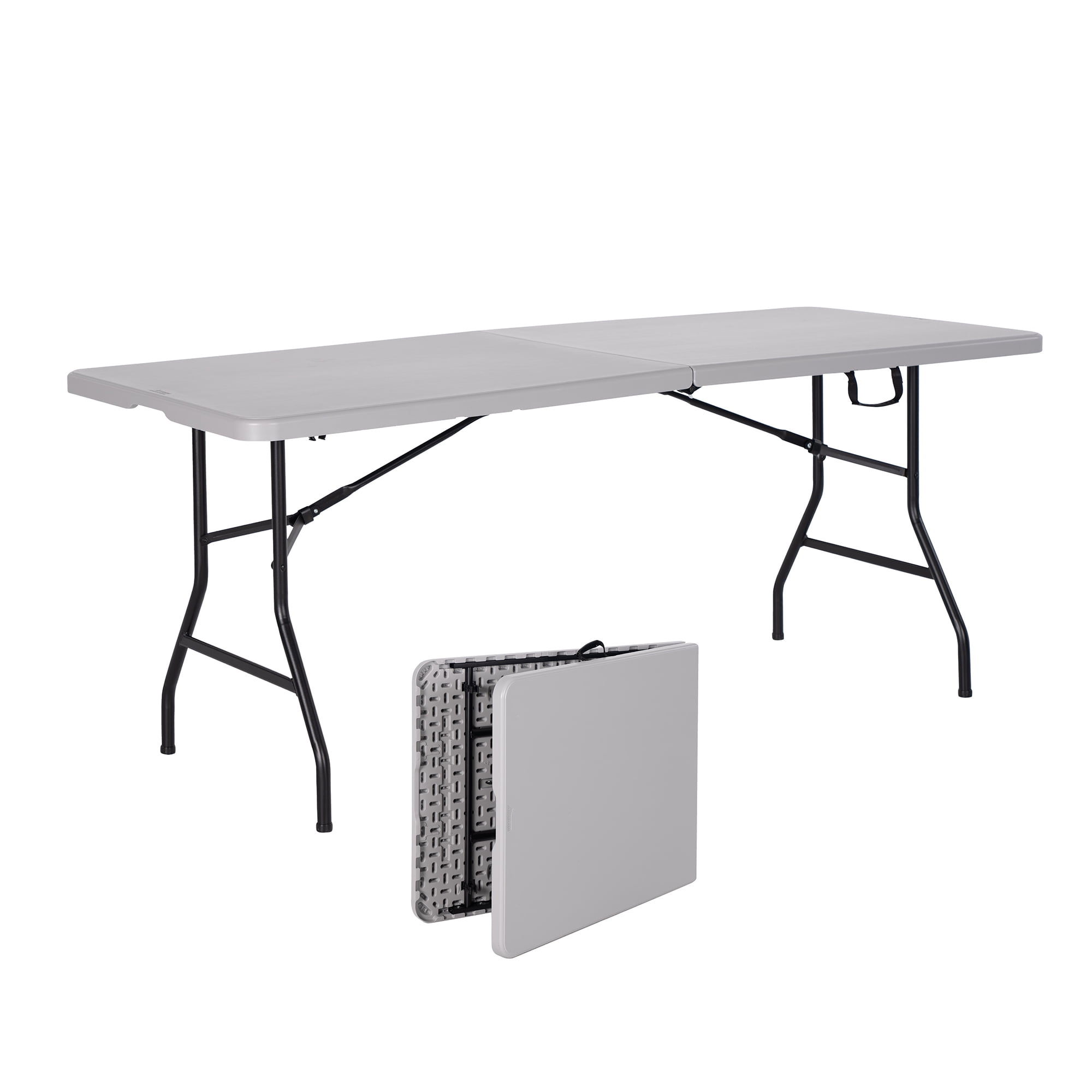 Peakform 6 Foot Rectangle Centerfold Table, Indoor/Outdoor Requisite ...
