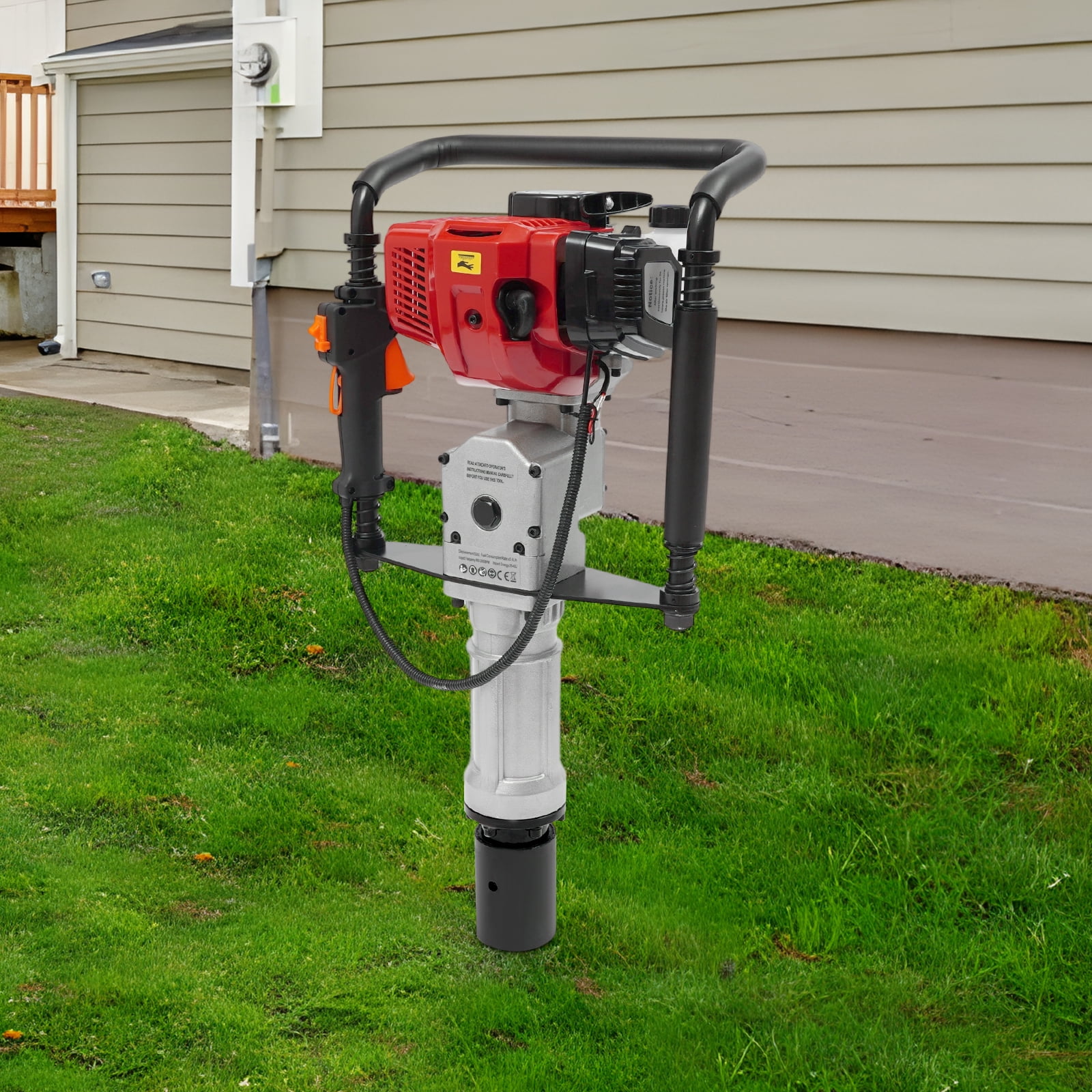Peakora 2 Stroke 52cc Post Driver 1900w 2.3hp Pile Driver Portable ...