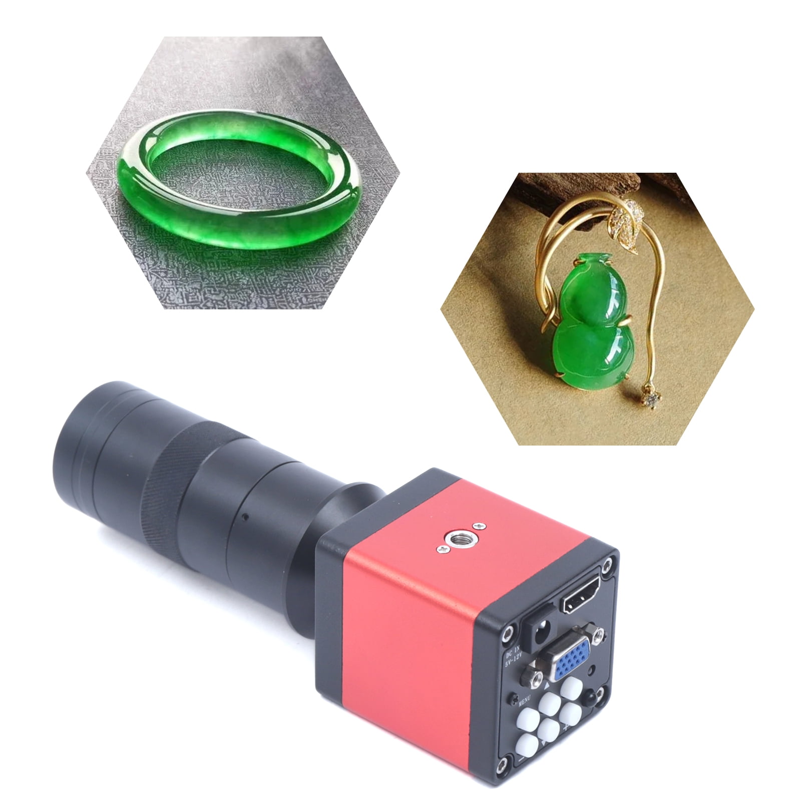 Peakora 2MP Digital Industry Camera with 60FPS, HDMI/VGA Outputs, 130x ...