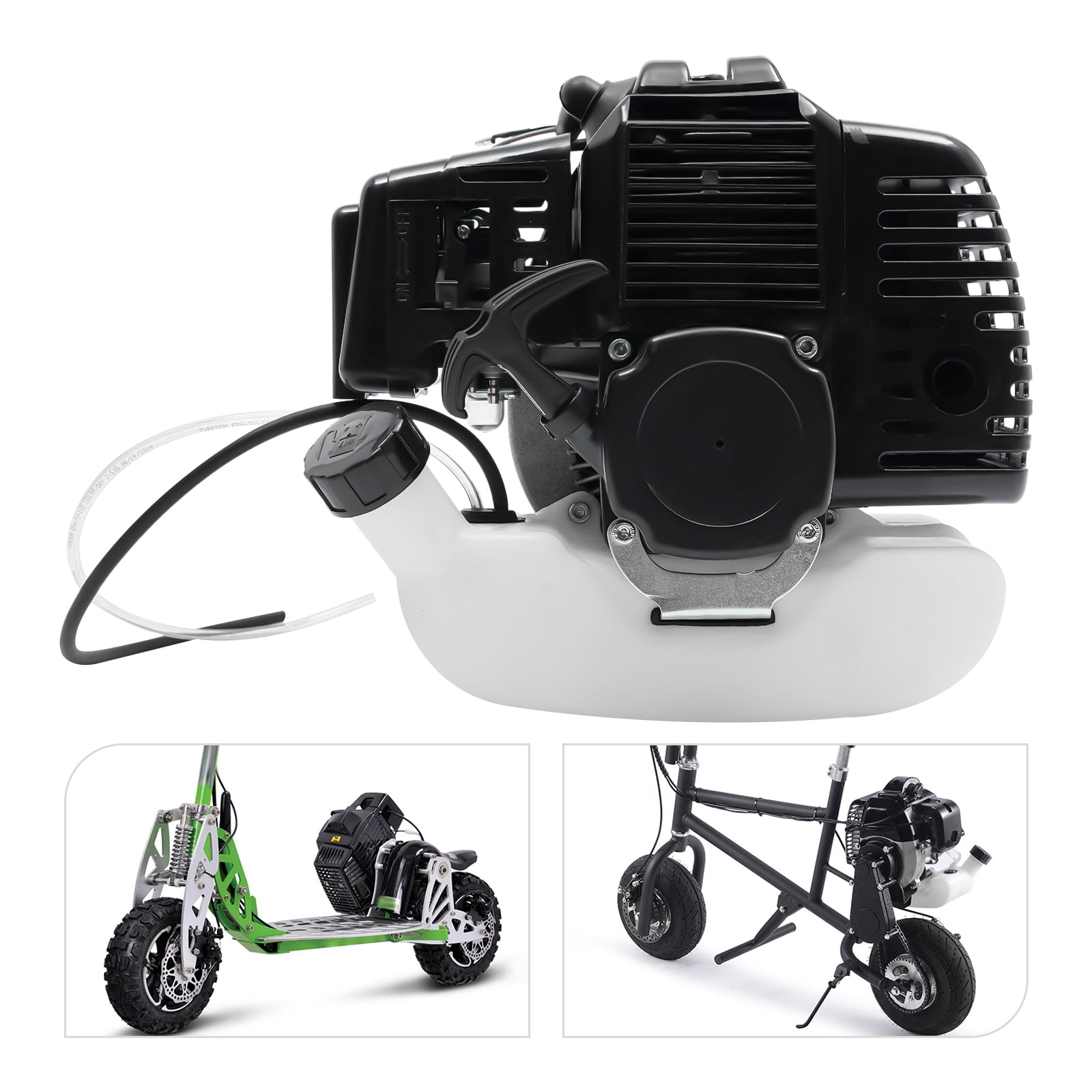 Peakora 49cc 2-Stroke Pull Start Engine Motor Kit, Single Cylinder ...