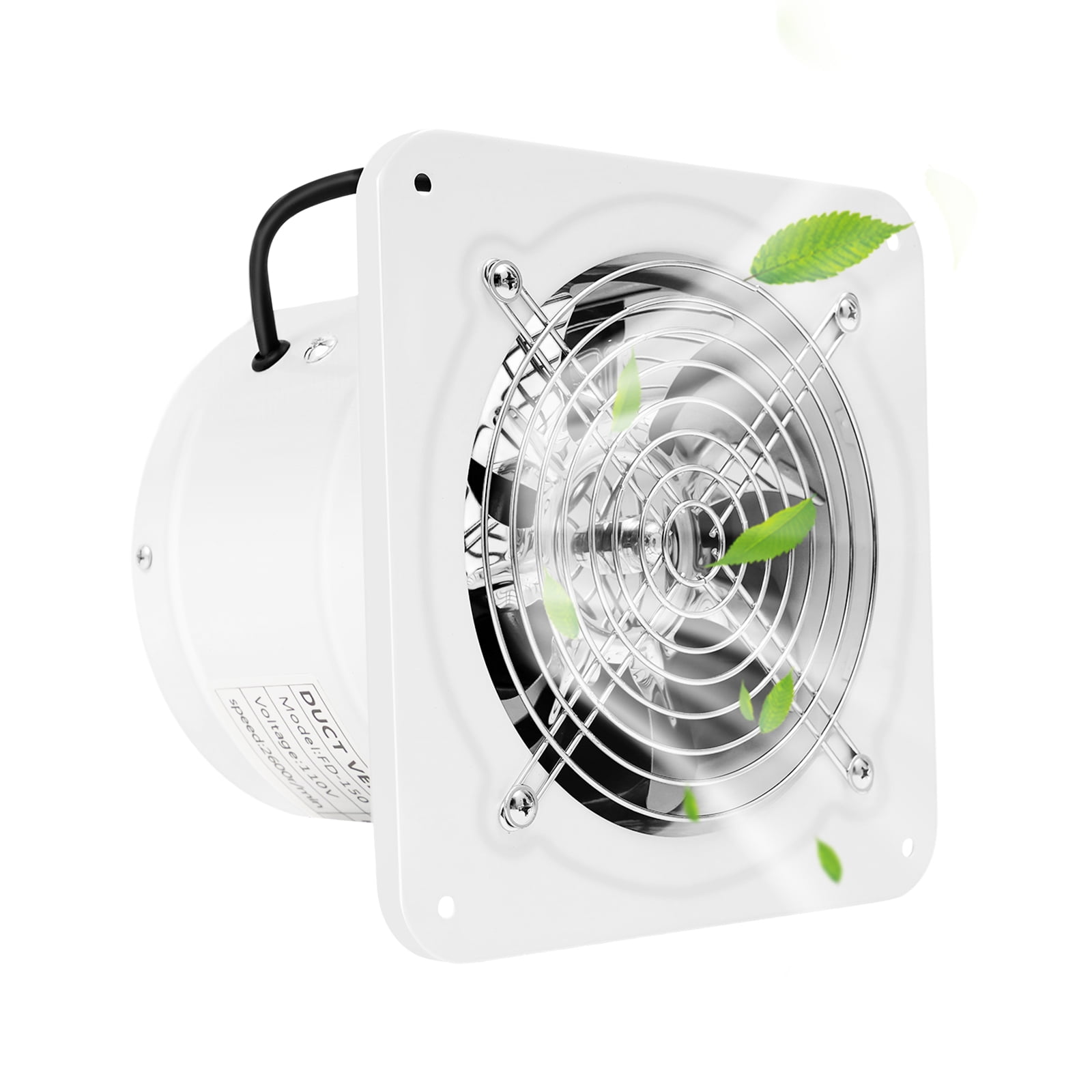 Peakora 7.5" 40w Quite Wall Exhaust Fan 2600 Rpm High Speedwall Exhaust ...