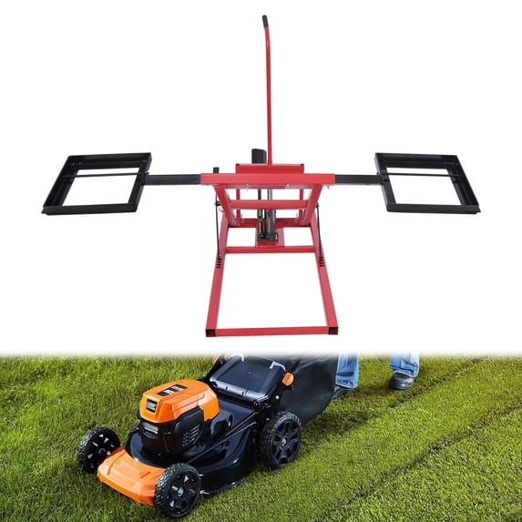 Peakora Adjustable Hydraulic Lift Jack for Lawn Mower, Lawn Mower Lift ...