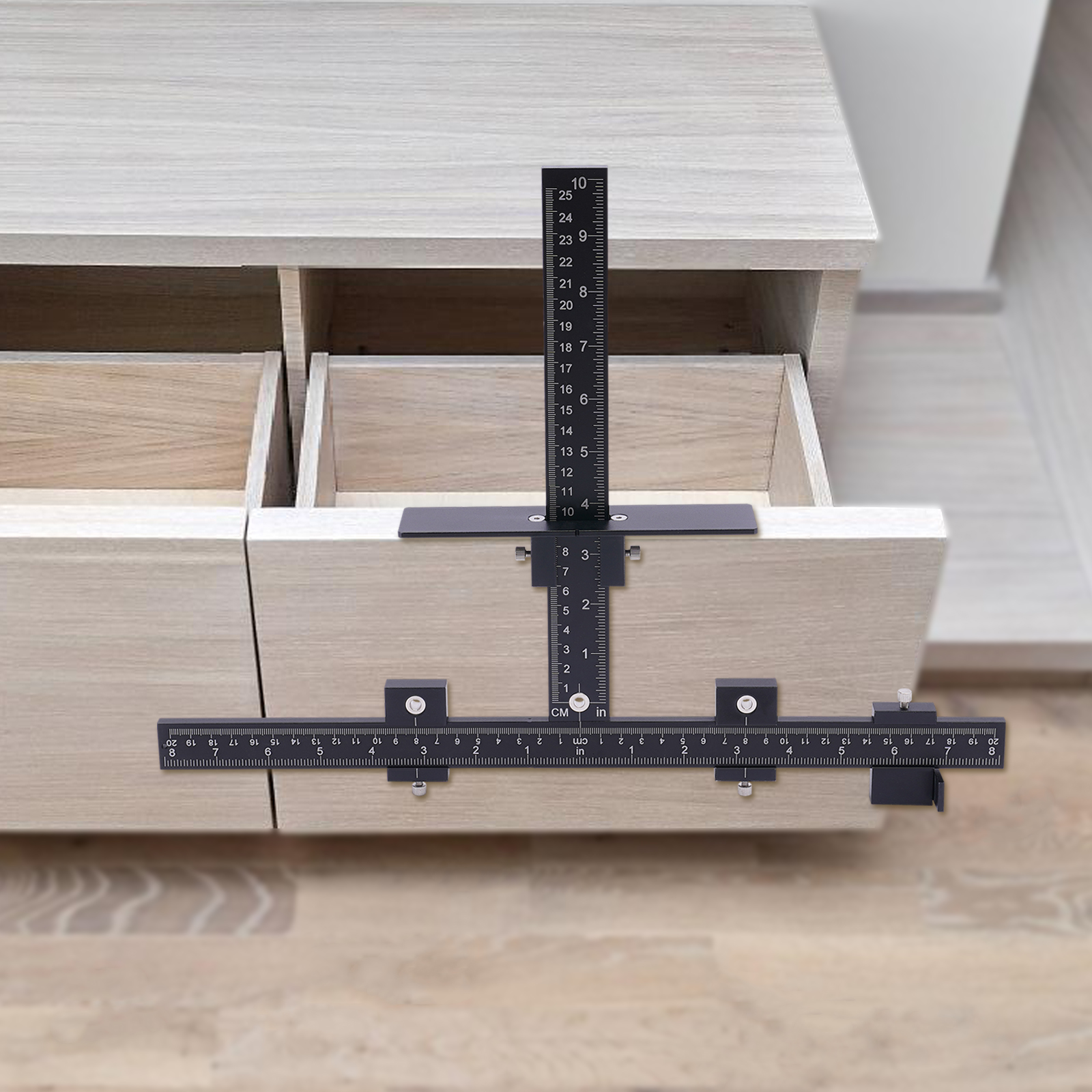 Peakora Adjustable Kreg Pocket Hole Jig with Anodized Aluminum Alloy ...