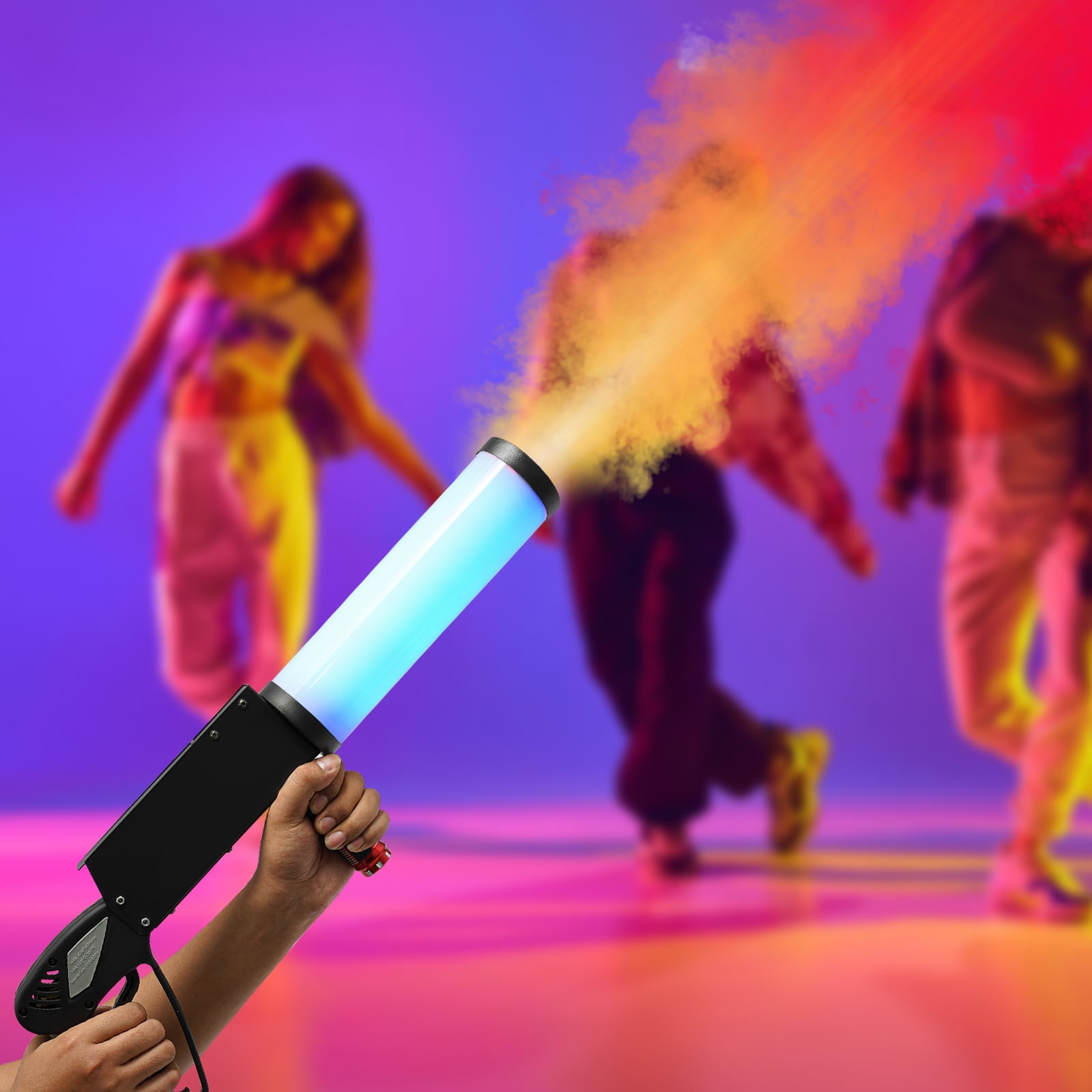 Peakora CO2 Fog Machine with Color-Changing LED Lights, 5-6MPa Spray ...