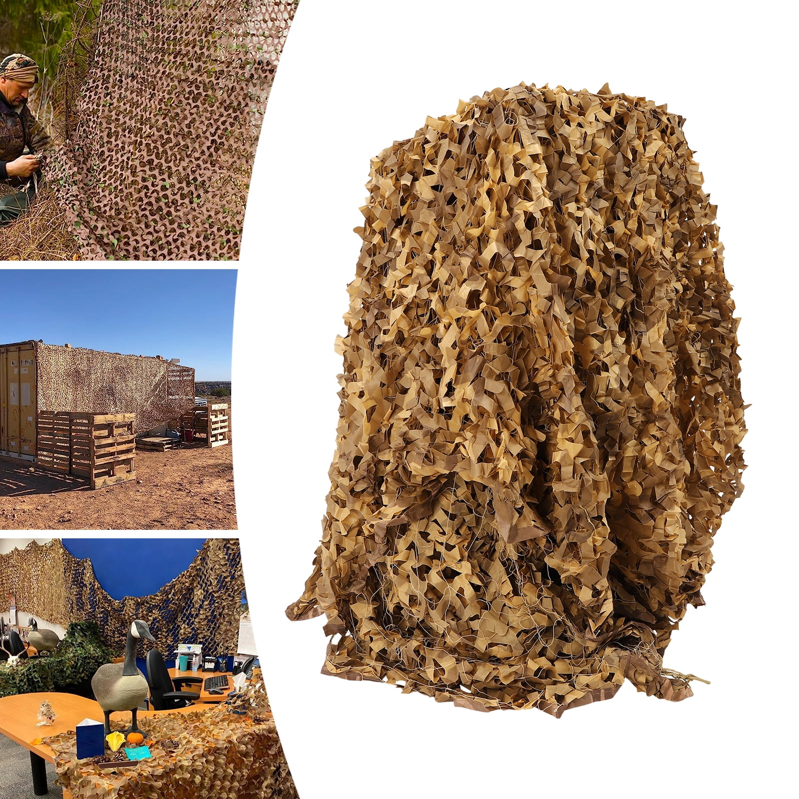 Peakora Camouflage Net with Reinforced 210D Oxford Fabric, Waterproof ... Peakora Camouflage Net with Reinforced 210D Oxford Fabric, Waterproof ...