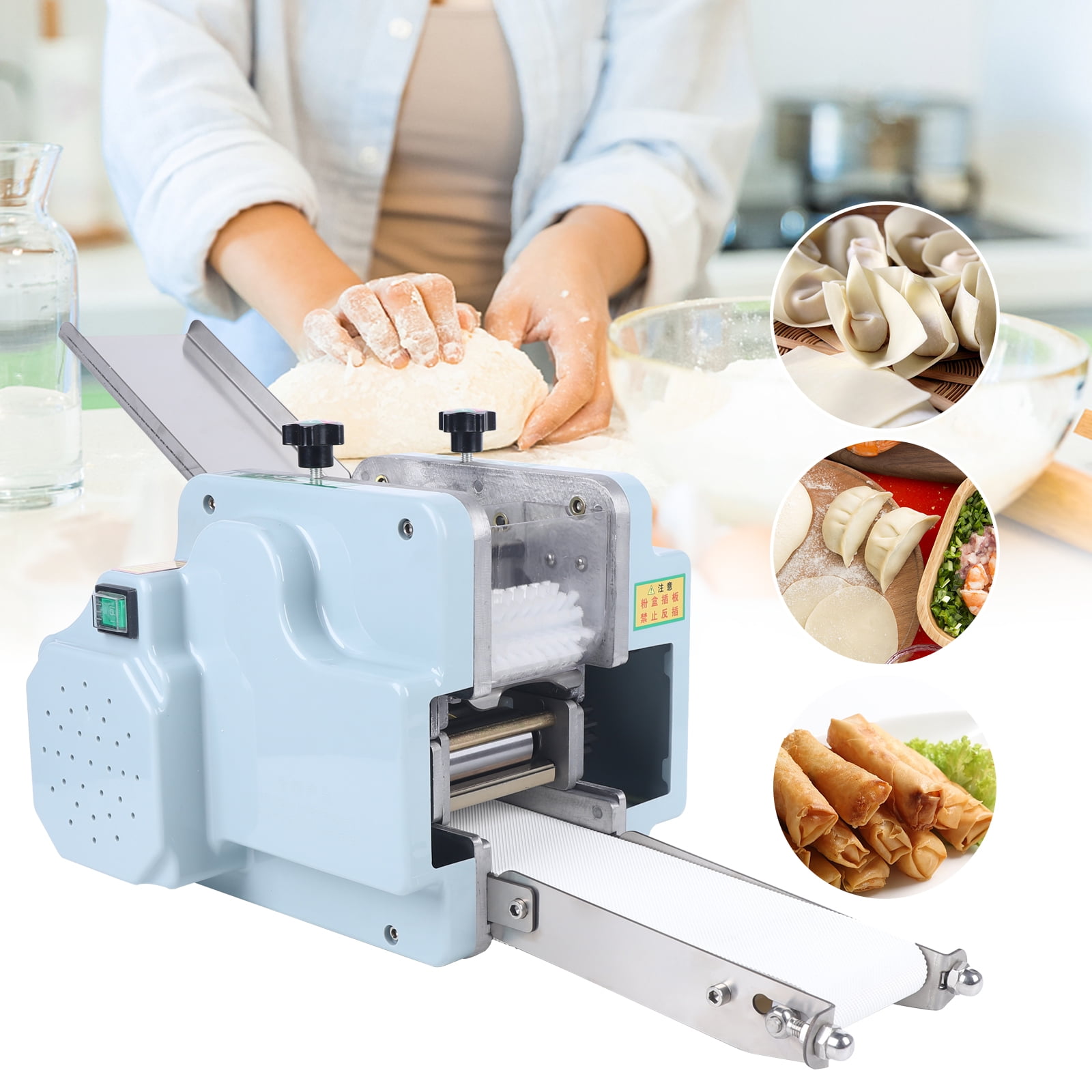 Peakora Dumpling wrapper machine with 140W motor, simulates handmade ...