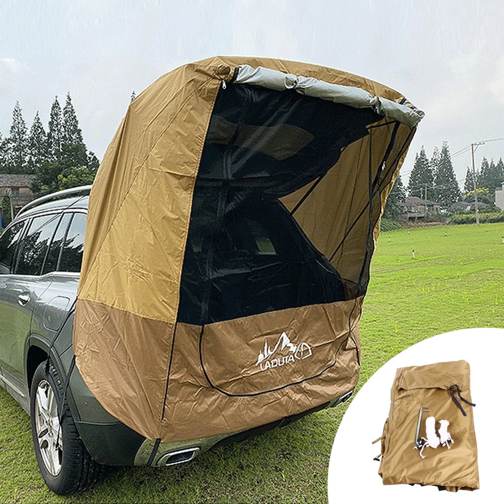 Peakora Durable Car Rear Tent for SUVs, UV and Rain Protection, Simple ...