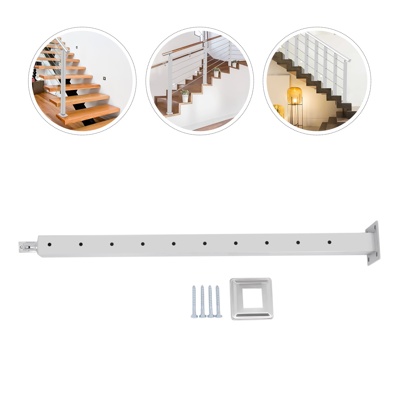 Peakora Durable Stainless Steel Cable Railing Post, 220.46lbs Load ...