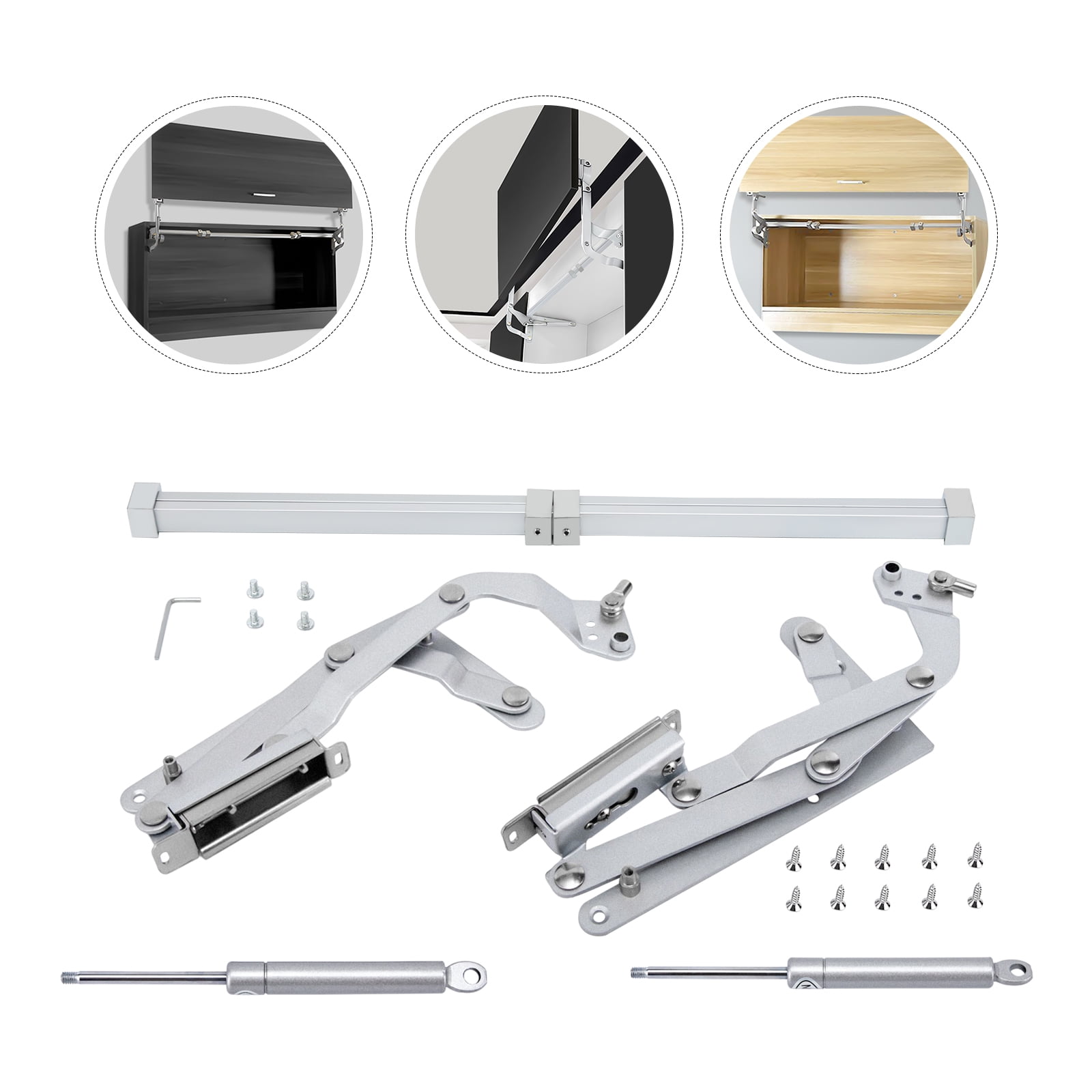 Peakora Gas Struts for Cabinet, Parallel-Moving Design, 250N Load ...