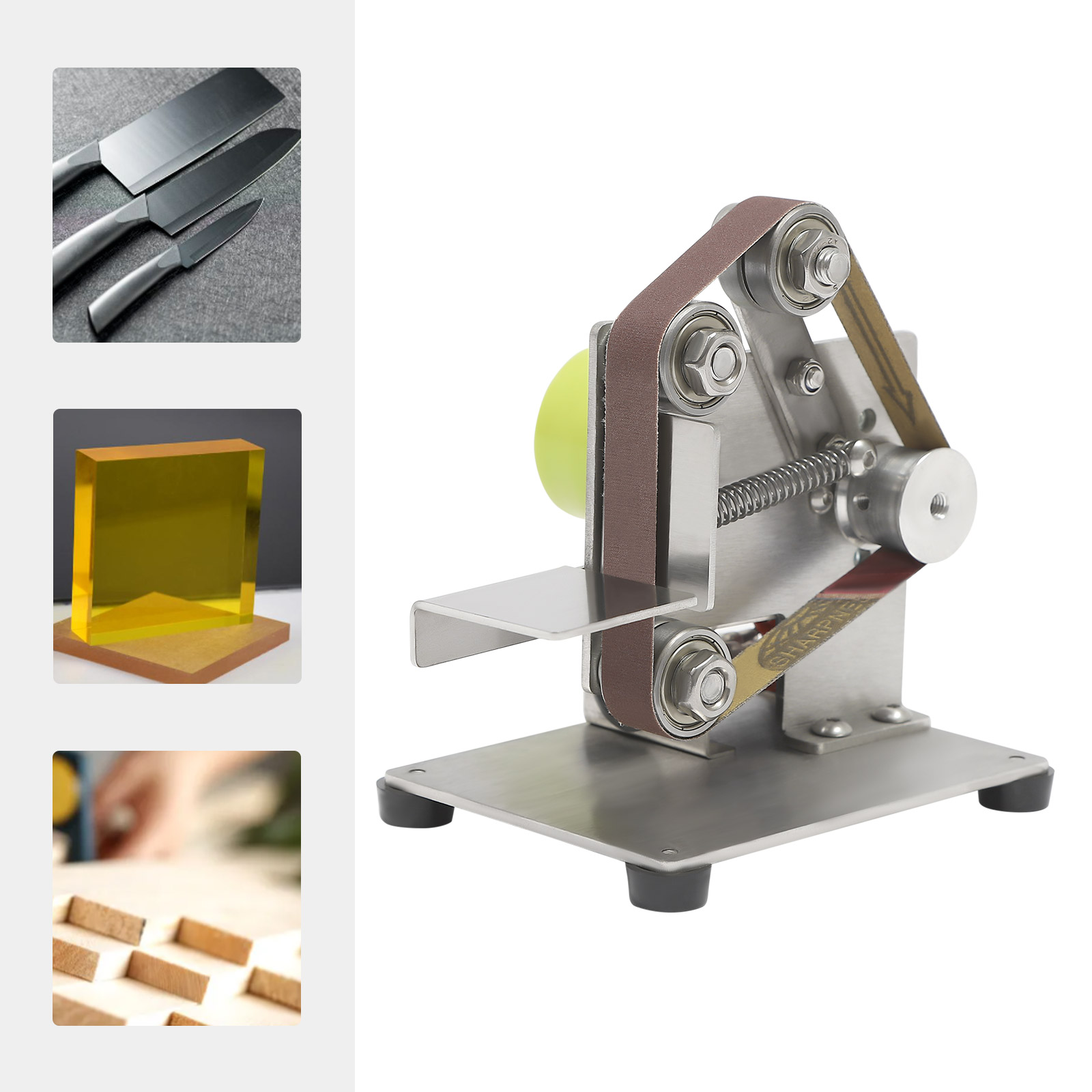 Peakora High-Efficiency Belt Sander with 7-Speed Settings, 150W Motor ...