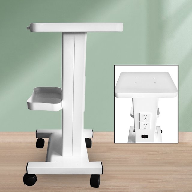Peakora IPX4 Waterproof Salon Trolley, 4-Wheel Commercial Cart with ...