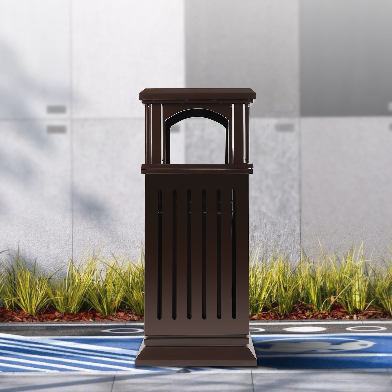 Peakora Industrial Waste Container, 8.8 Gallon Capacity, Elegant ...