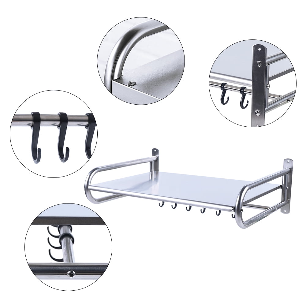 Peakora Microwave Oven Rack, Durable Stainless Steel Kitchen Organizer ...