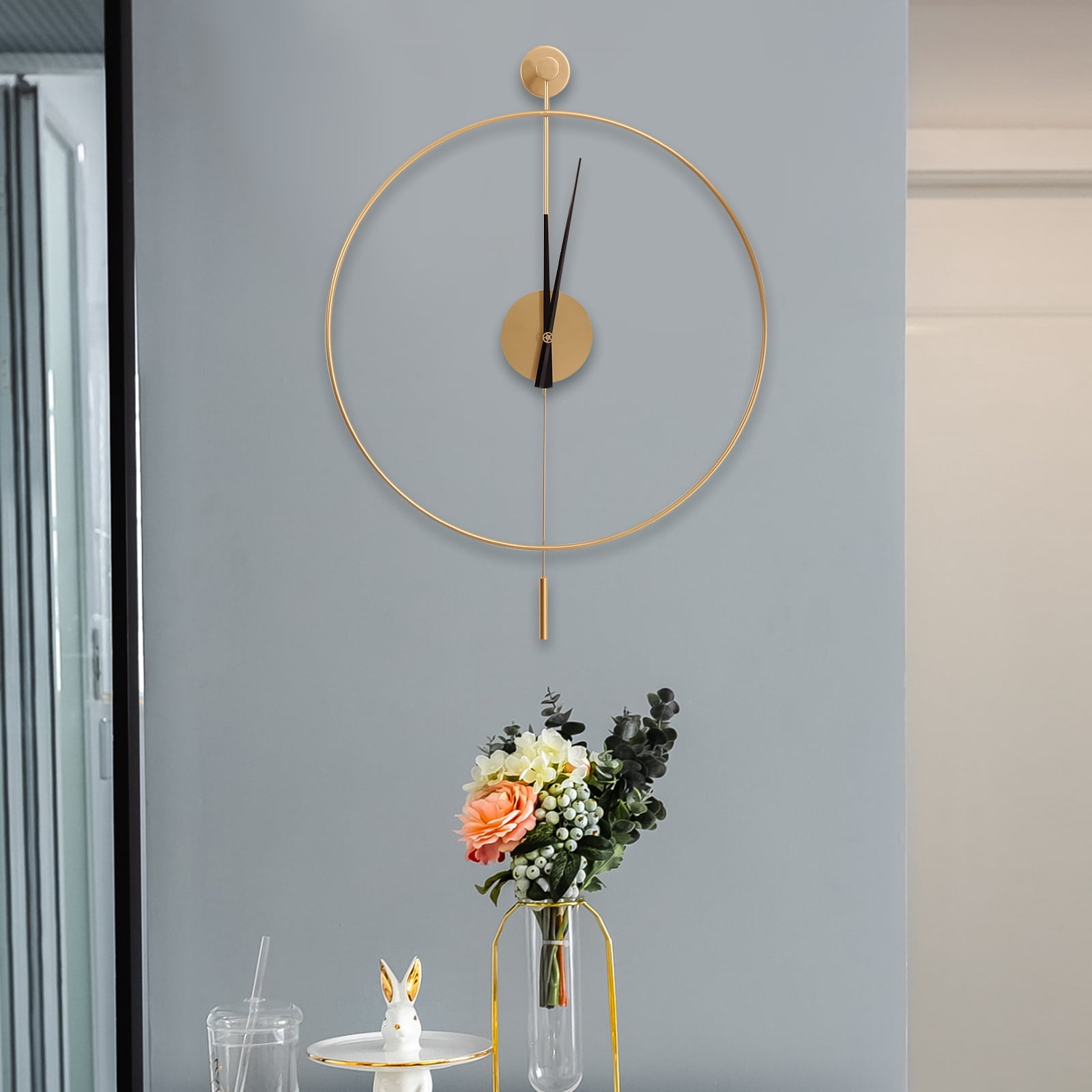 Peakora Modern Wall Clock with Colorful Lacquer Finish – Accurate ...