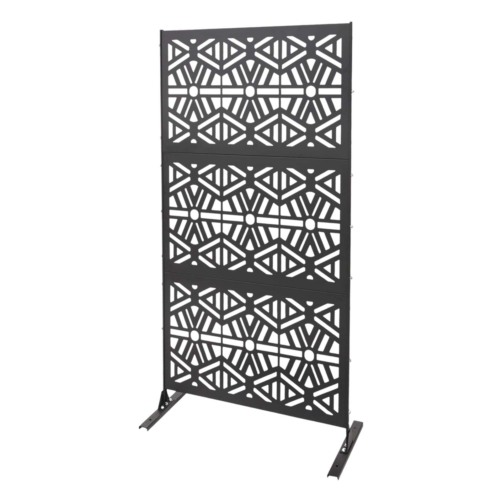 Peakora Patio Privacy Screen, Anti-Corrosion Steel, Vertical Divider ...