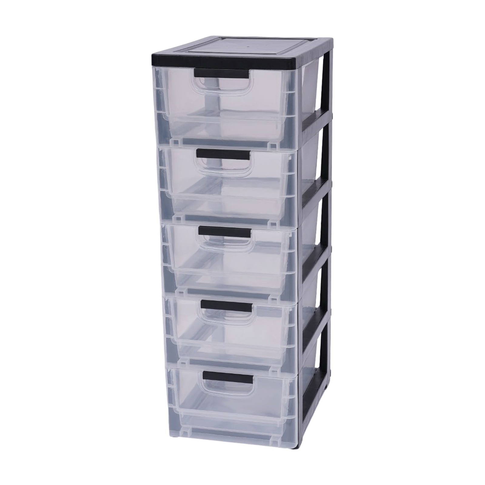 Peakora Plastic storage dresser with 5 drawers, large capacity (33.07 ...
