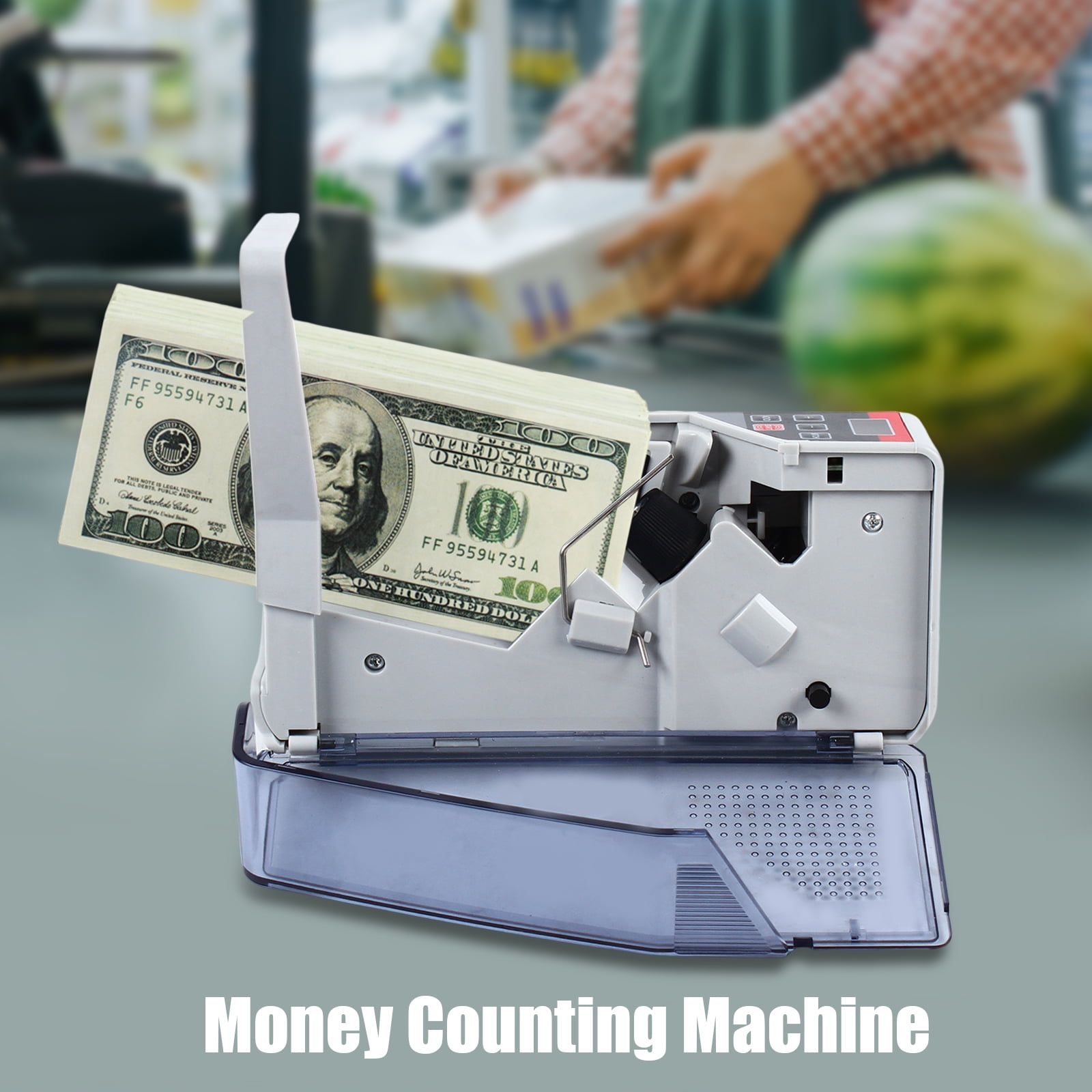 Peakora Portable Money Counter, Mini Handy Bill Cash Banknote Counter ...