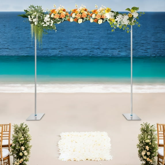 Peakora Rectangular Backdrop Stand Silver 4.9*4.9-9.84*9.84ft Square ...