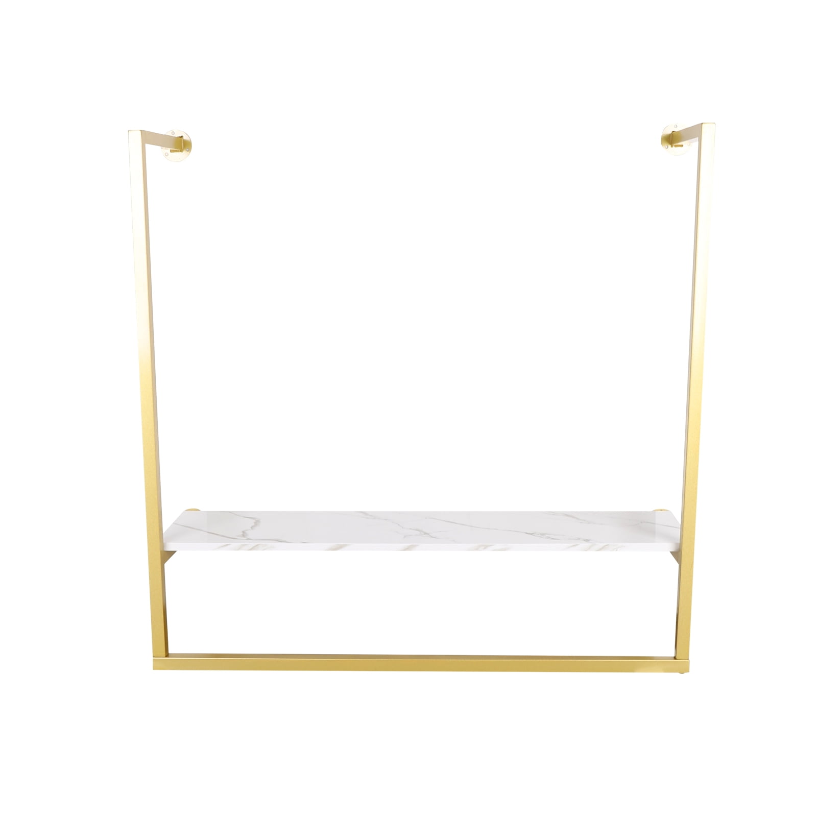 Peakora Robust Clothing Hanging Rack, Iron and Wood Combination, Tiered ...