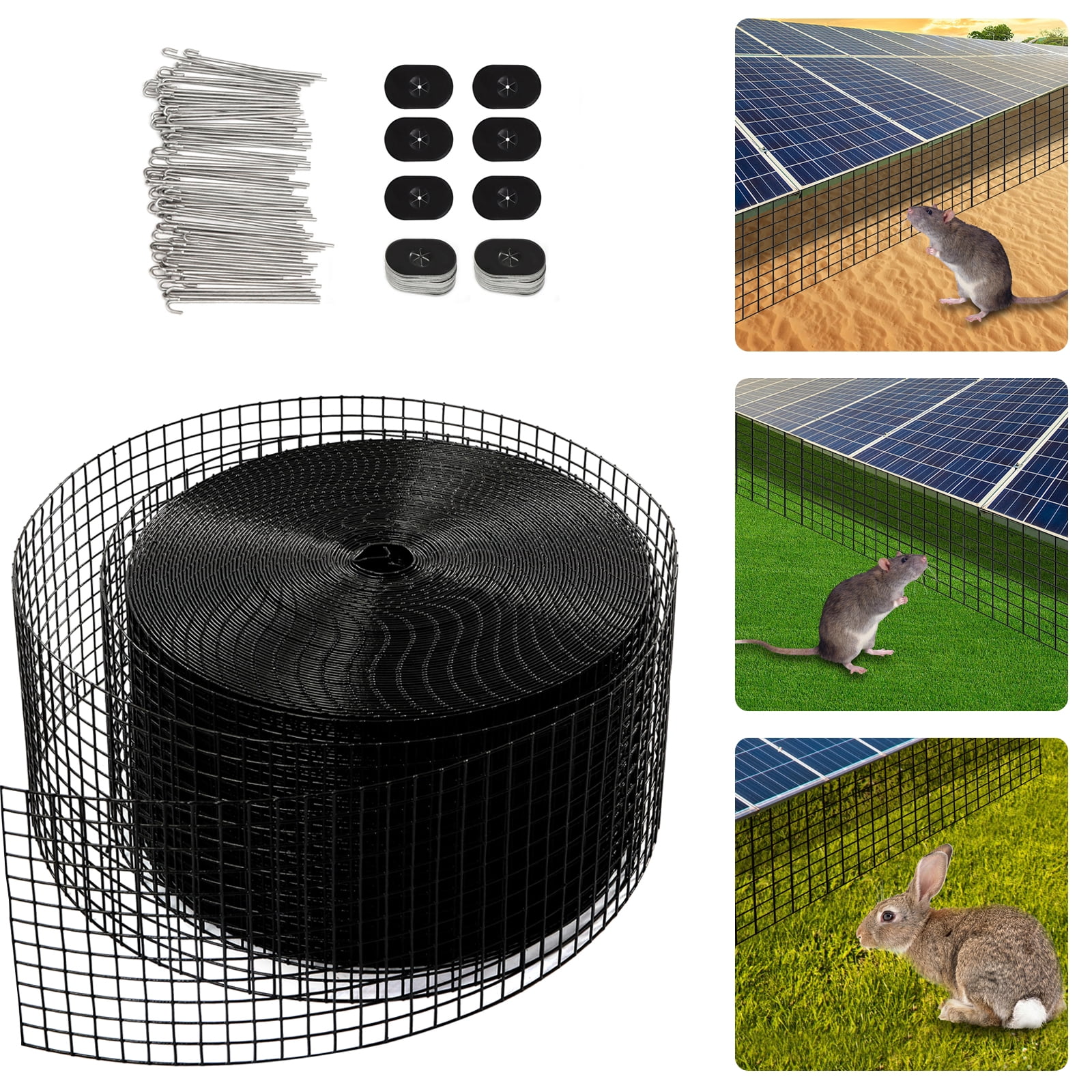Peakora Solar Panel Bird Guard, 100ft Length, 6in Width, Durable Iron ...