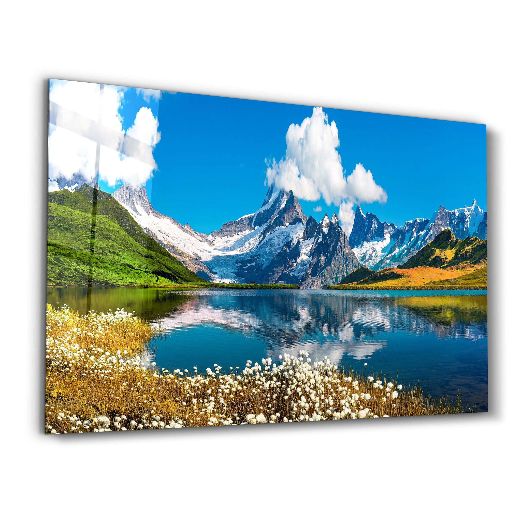 Peaks Eiger, Jungfrau-Switzerland | Glass Wall Art - Walmart.com