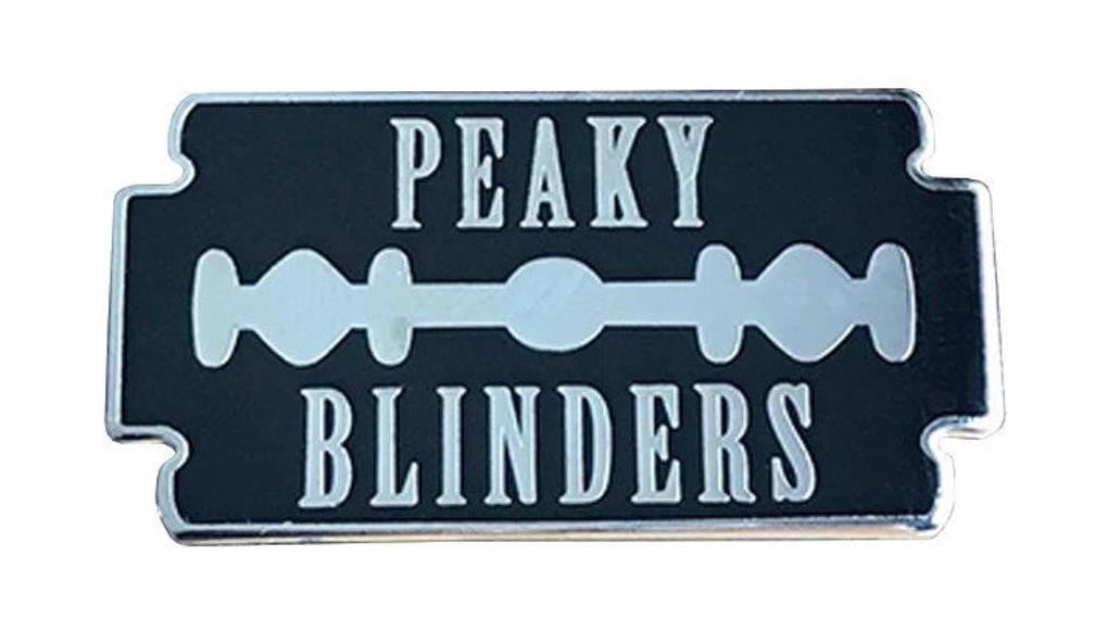 Peaky Blinders Razor 1.25 Inches Wide Enamel Metal Pin - Walmart.com
