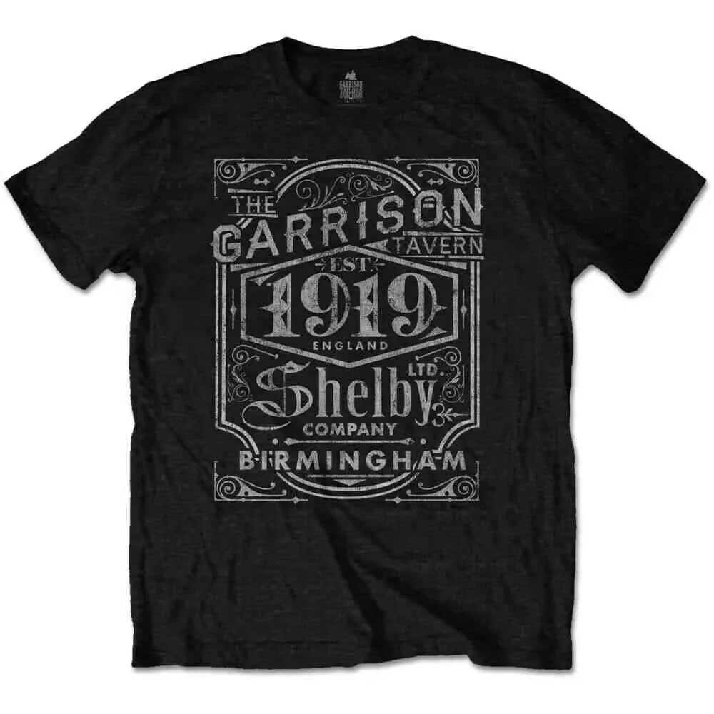 Peaky Blinders The Garrison Logo Est 1919 Men's T-Shirt Officially ...