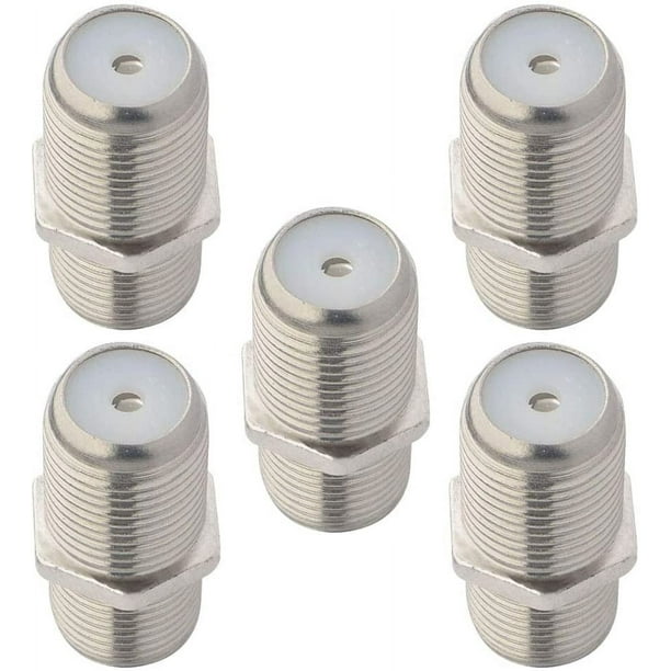 Peantoia RG6 F Type Female to Female Coaxial Cable Connector, 2 Pack ...