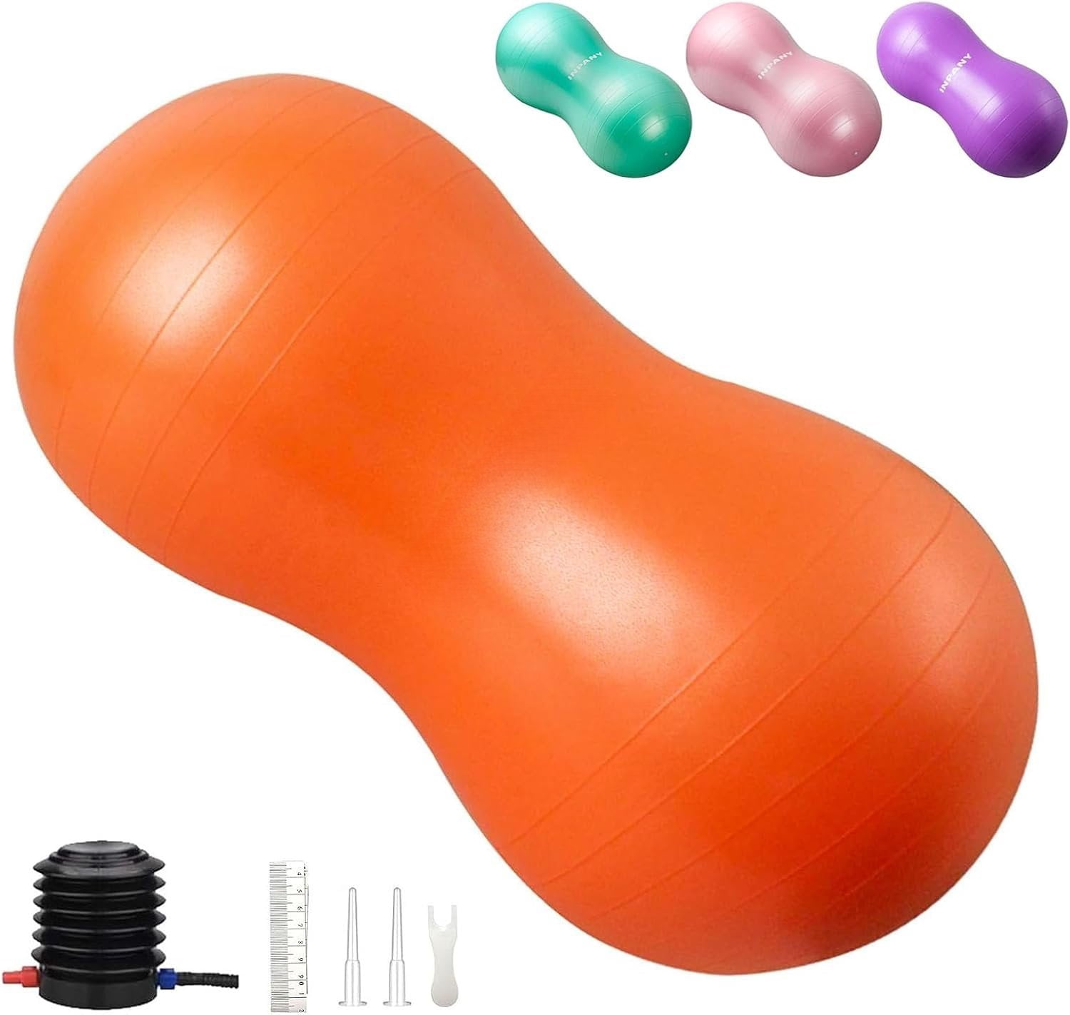 Peanut Ball - Anti Burst Exercise Ball for Labor Birthing, Physical for ...