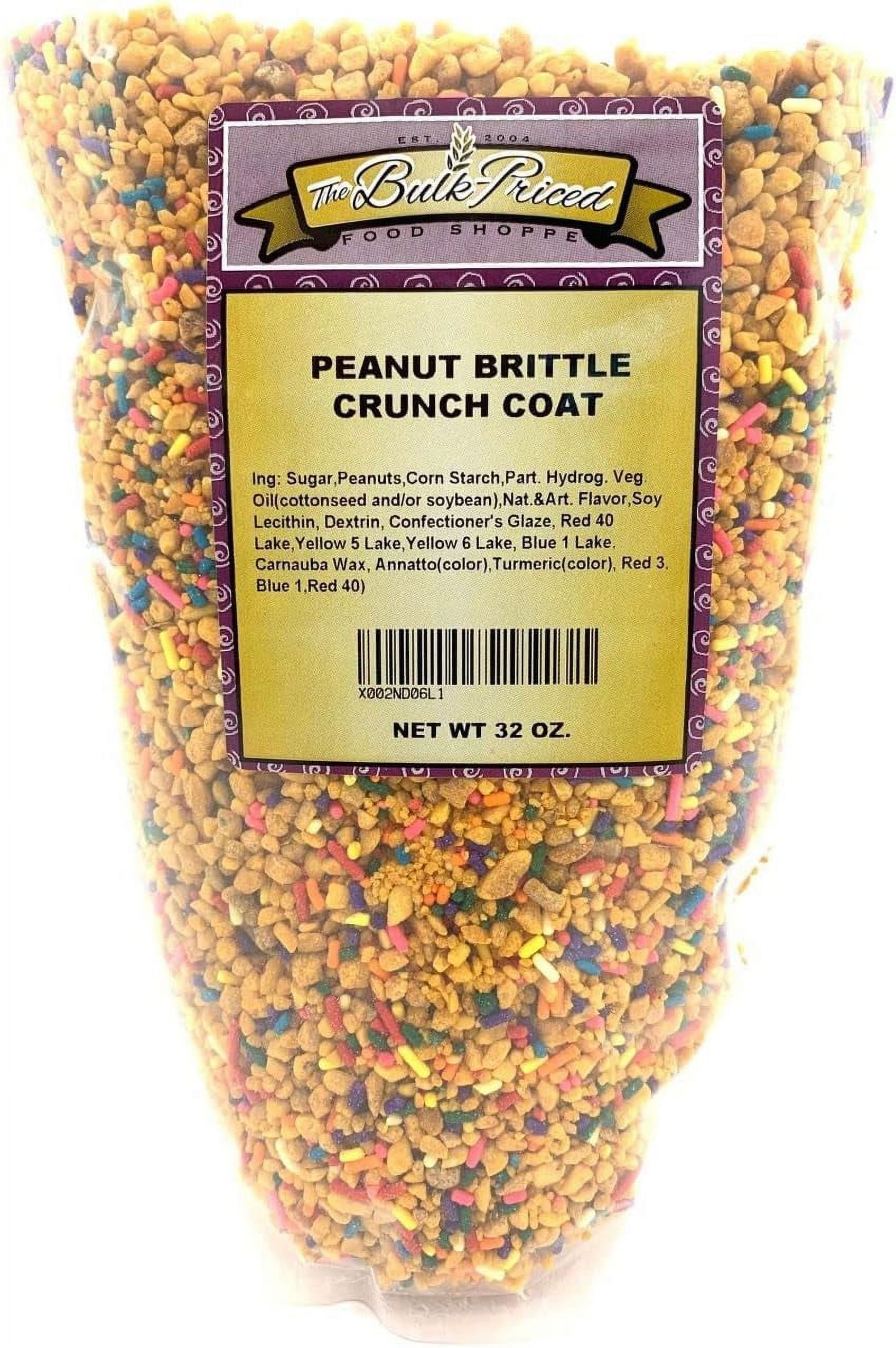Peanut Brittle Crunch Coat Ice Cream Topping 2 lb. Resealable Zip Lock ...