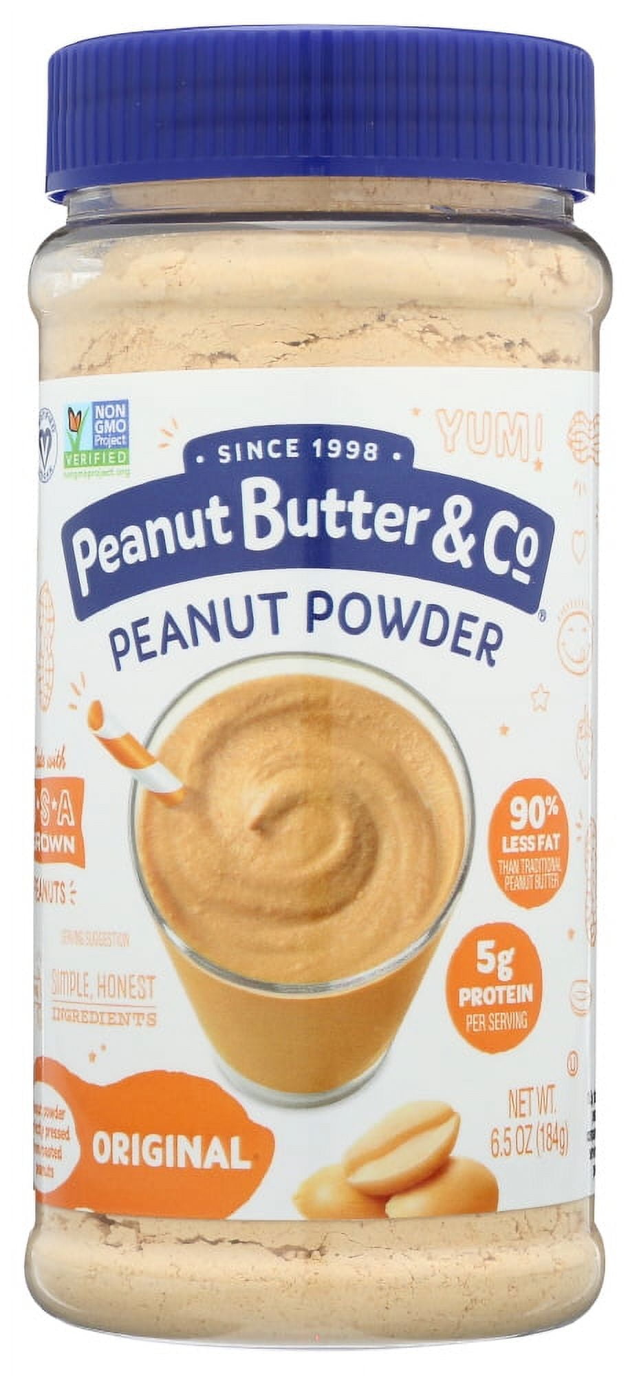 Peanut Butter And Co Peanut Butter - Original Mighty Nut Powdered , 6.5 ...