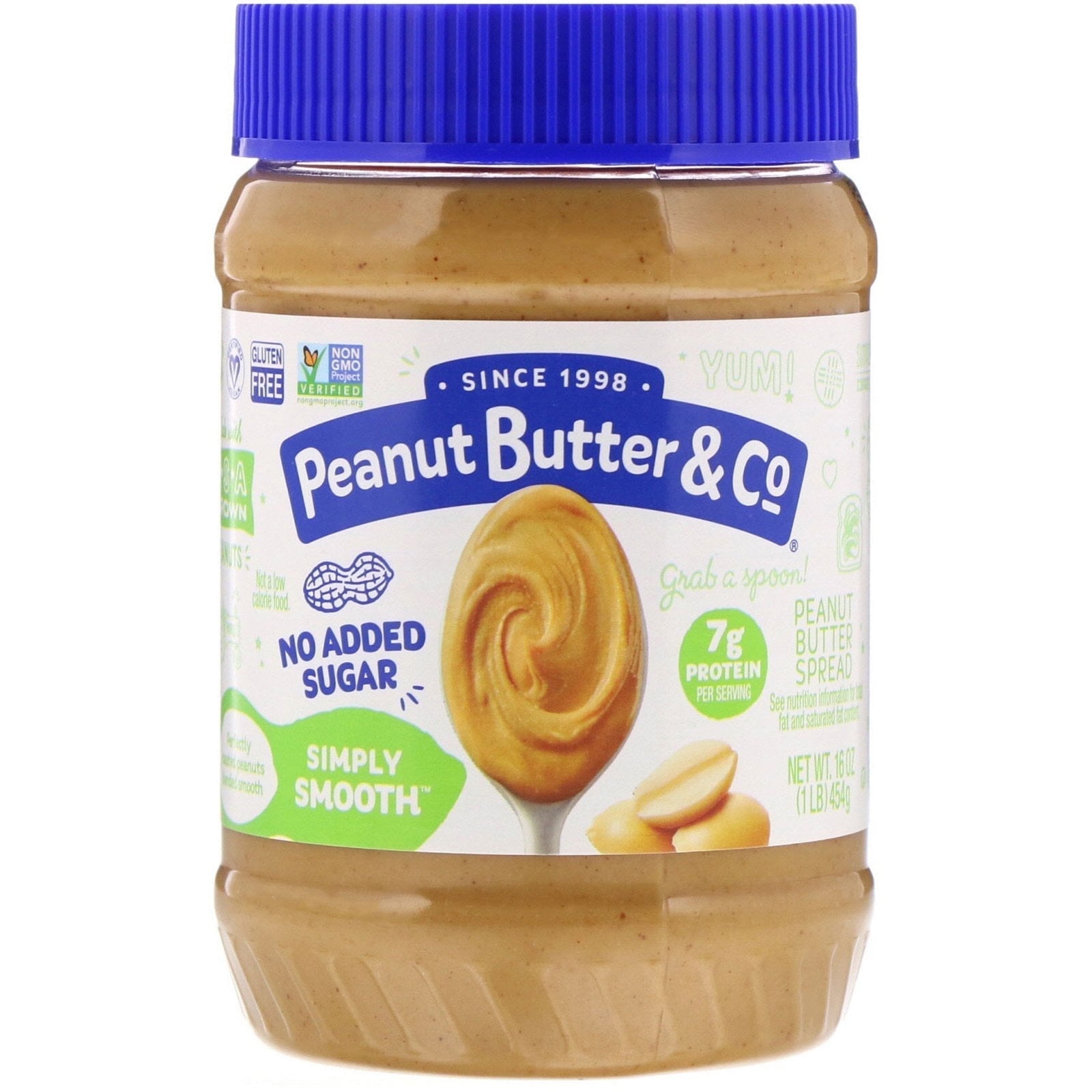 Peanut Butter & Co., Simply Smooth, Peanut Butter Spread, No Added ...